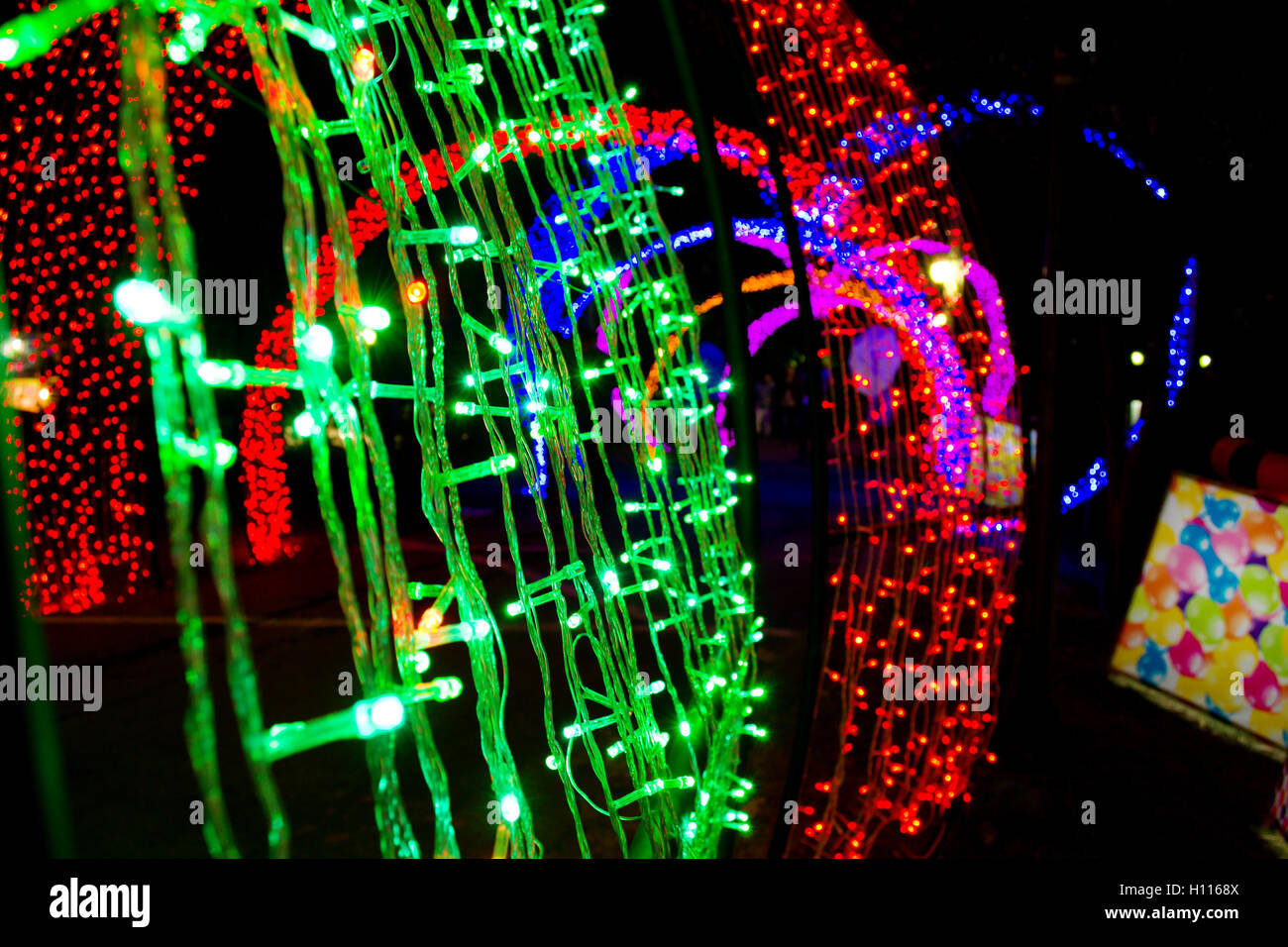 neon light in new year Stock Photo - Alamy