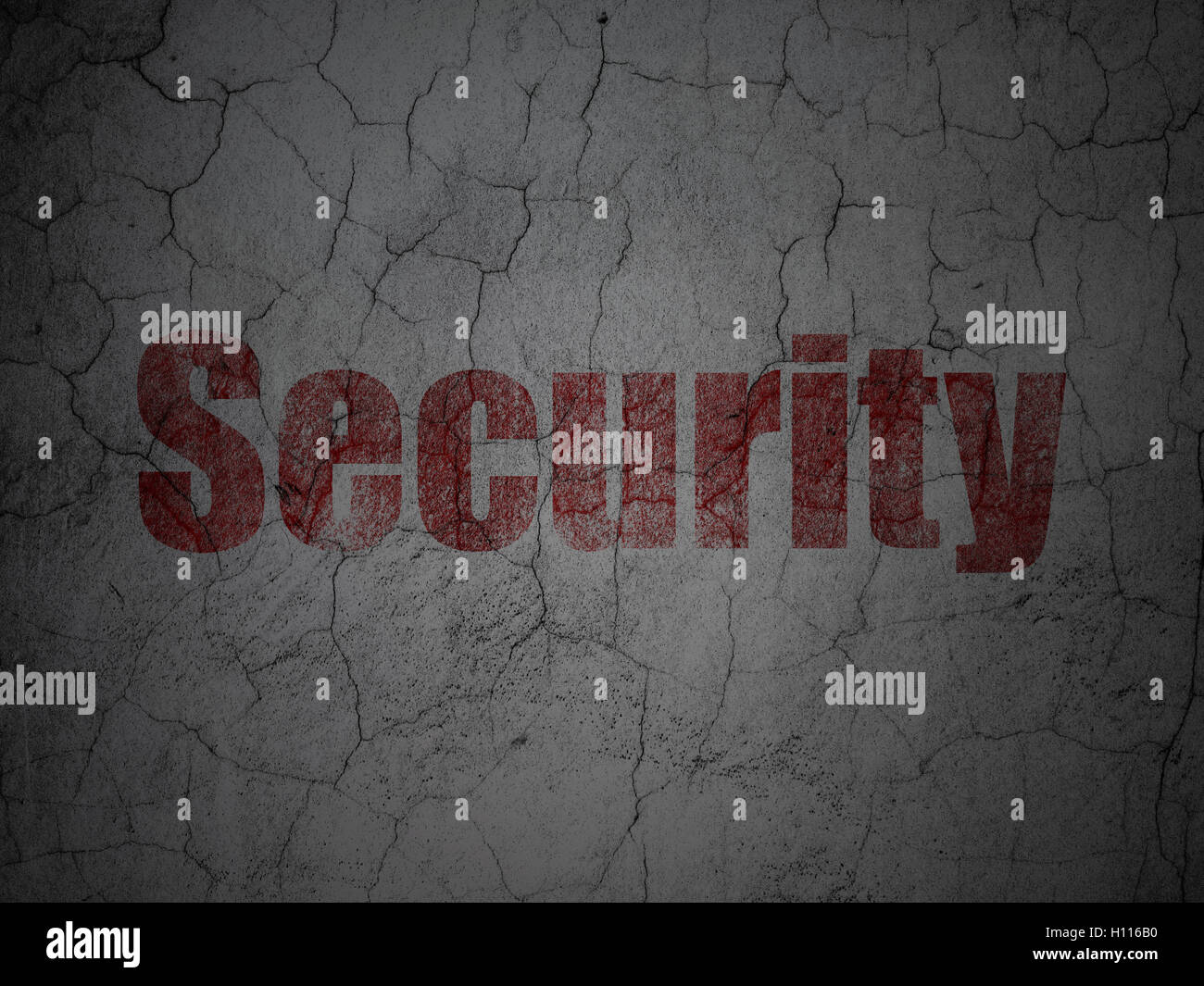 Privacy concept: Security on grunge wall background Stock Photo - Alamy