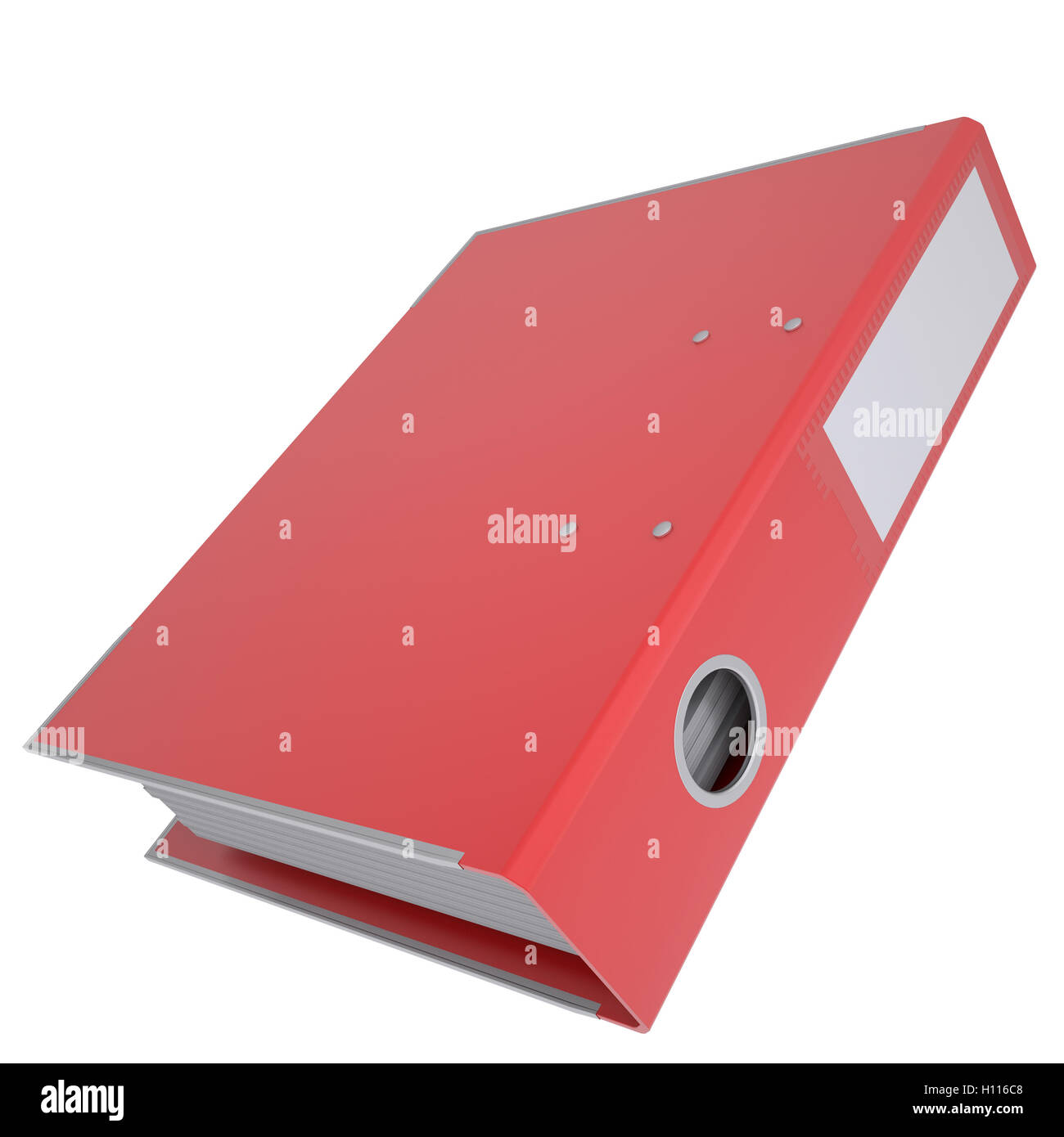Red office folder Stock Photo - Alamy