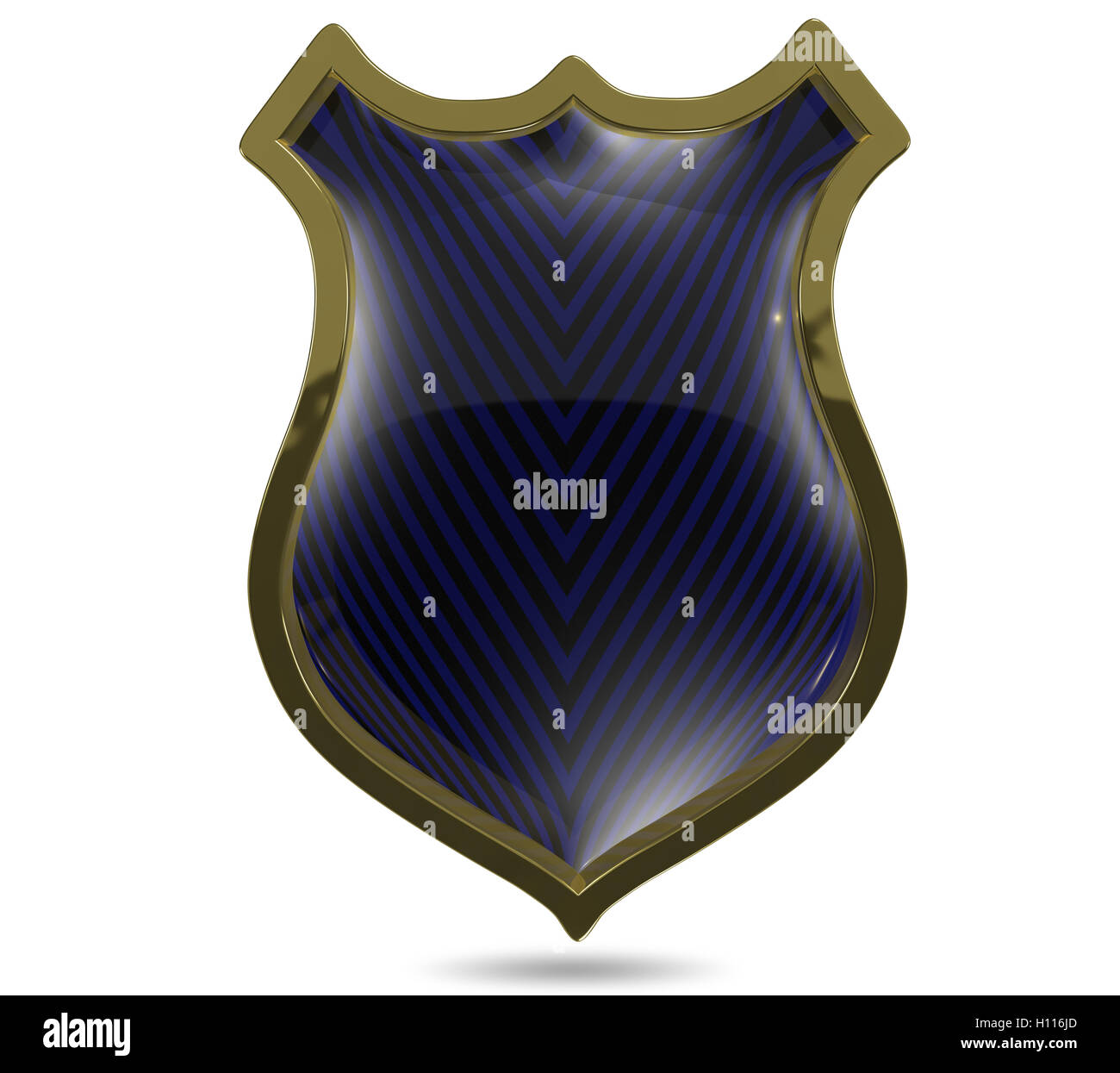Blue shield banner hi-res stock photography and images - Alamy