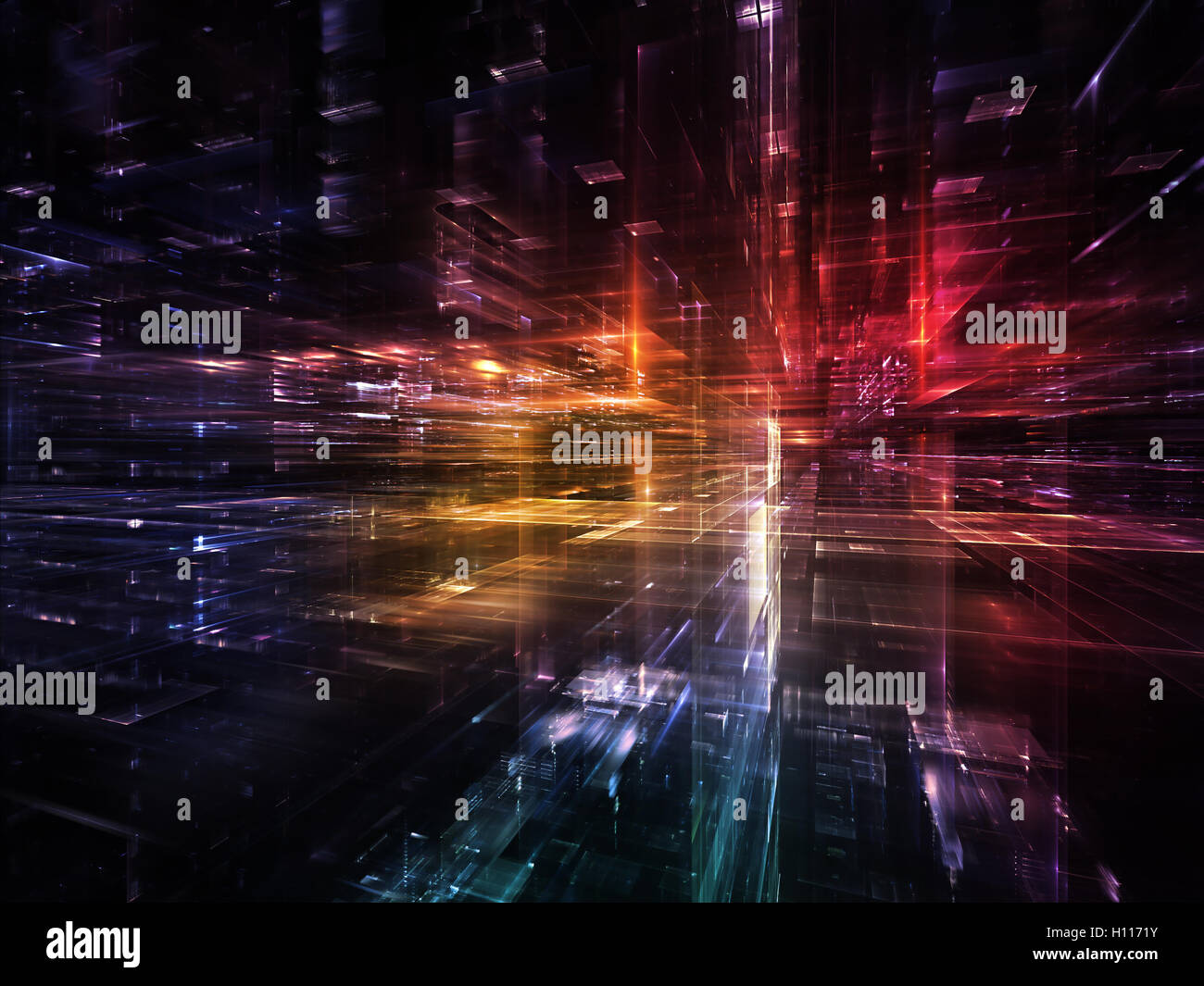 Lights of the Future Stock Photo - Alamy
