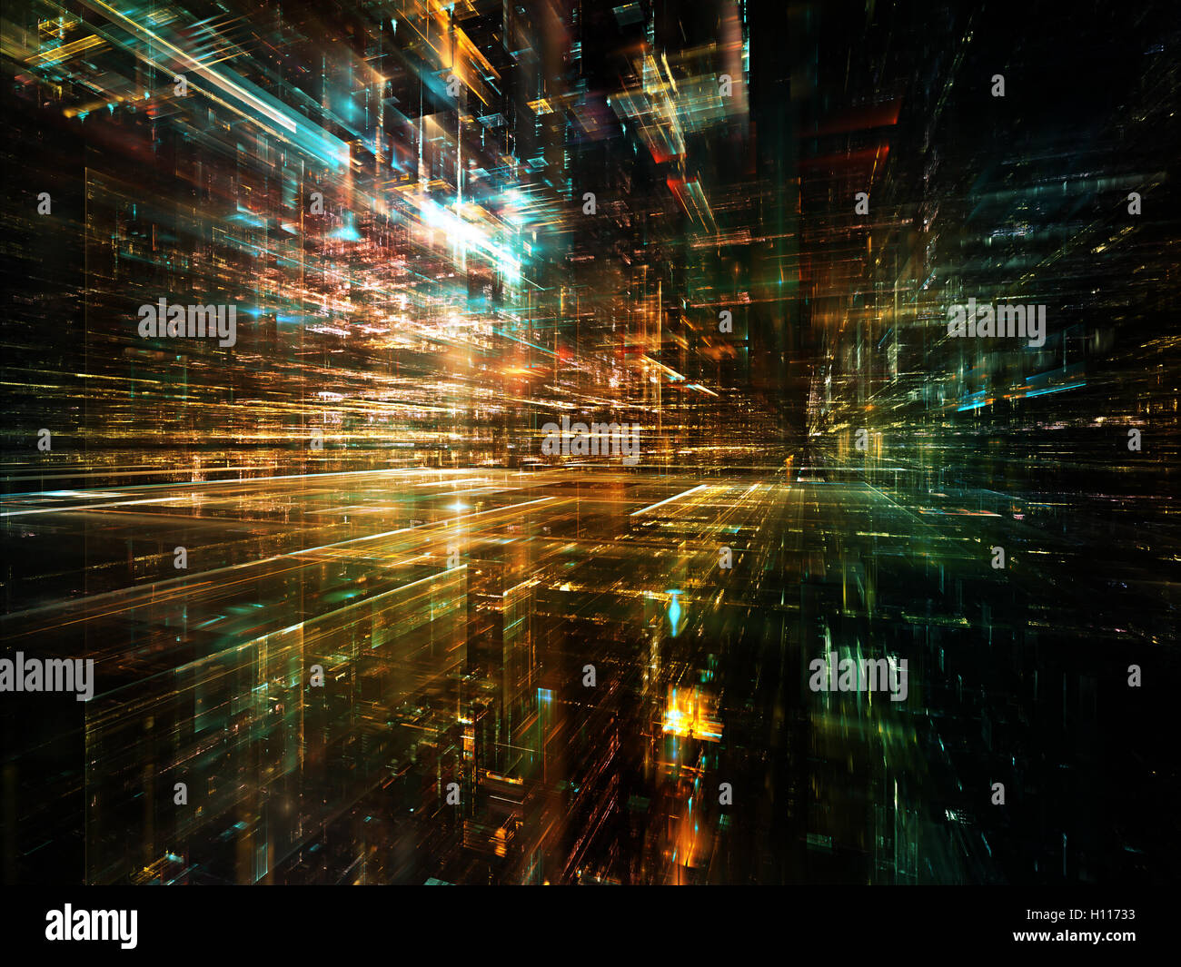 Structure in Space Stock Photo - Alamy