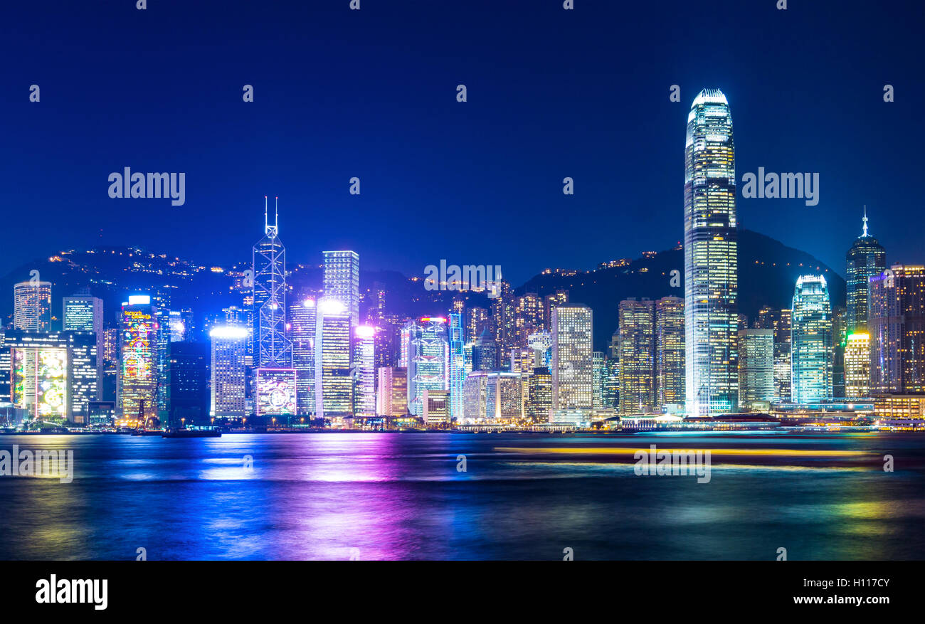 Hong Kong skyline Stock Photo - Alamy