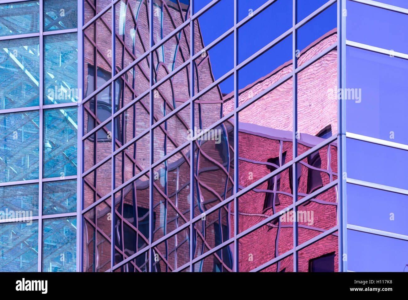 Reflections in old glass hi-res stock photography and images - Alamy