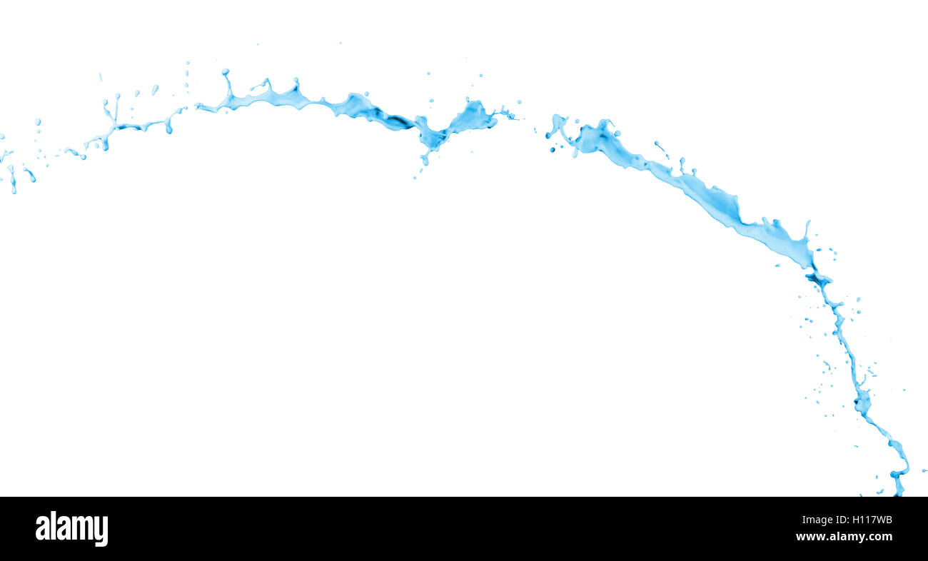 blue paint splash Stock Photo - Alamy