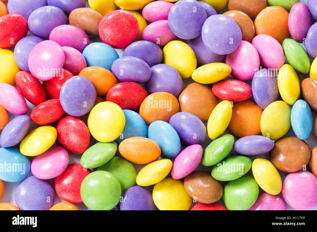 Colorful chocolate candy Stock Photo - Alamy
