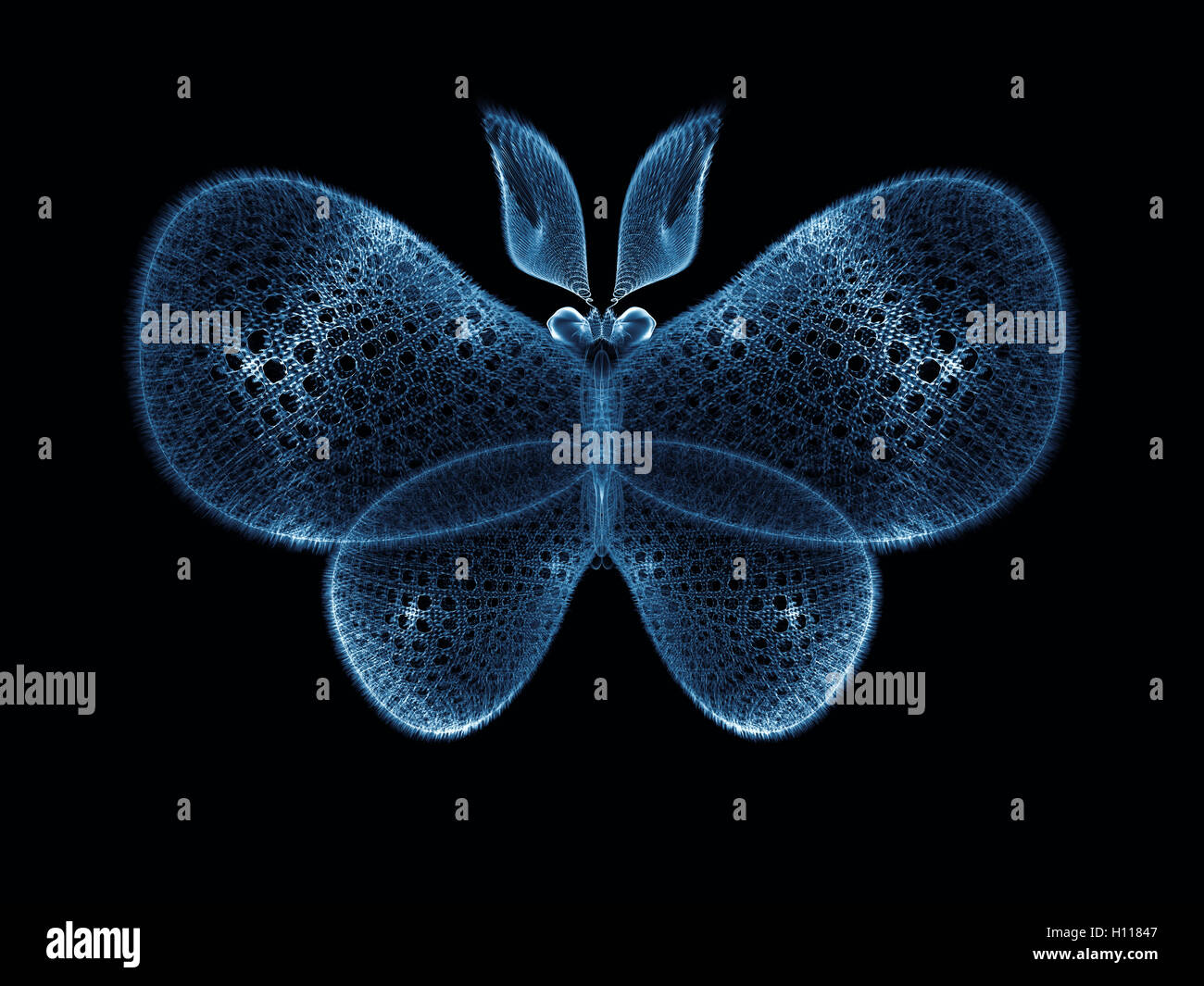 Illusion of Butterfly Stock Photo - Alamy