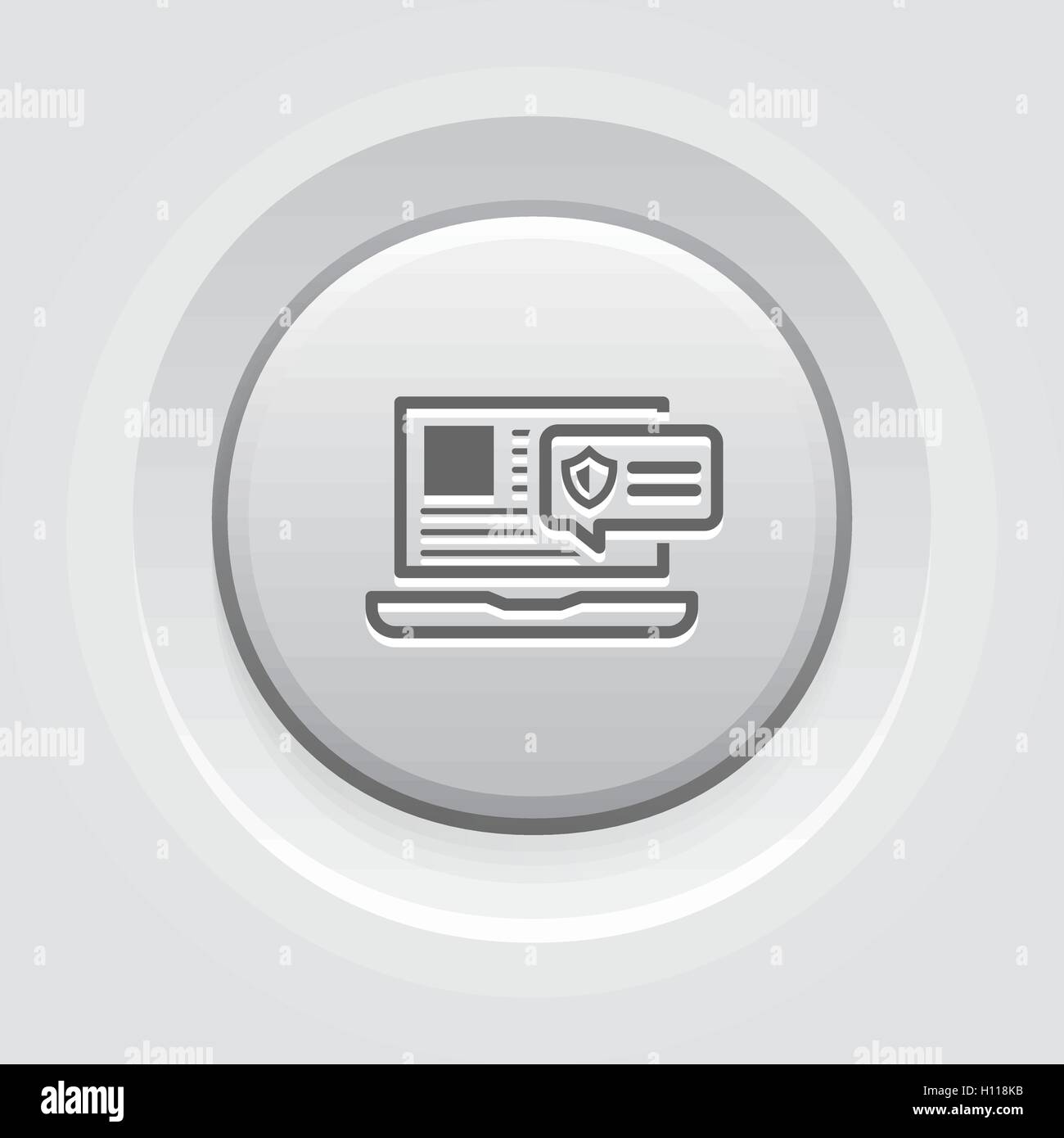 Security alert icon hi-res stock photography and images - Alamy