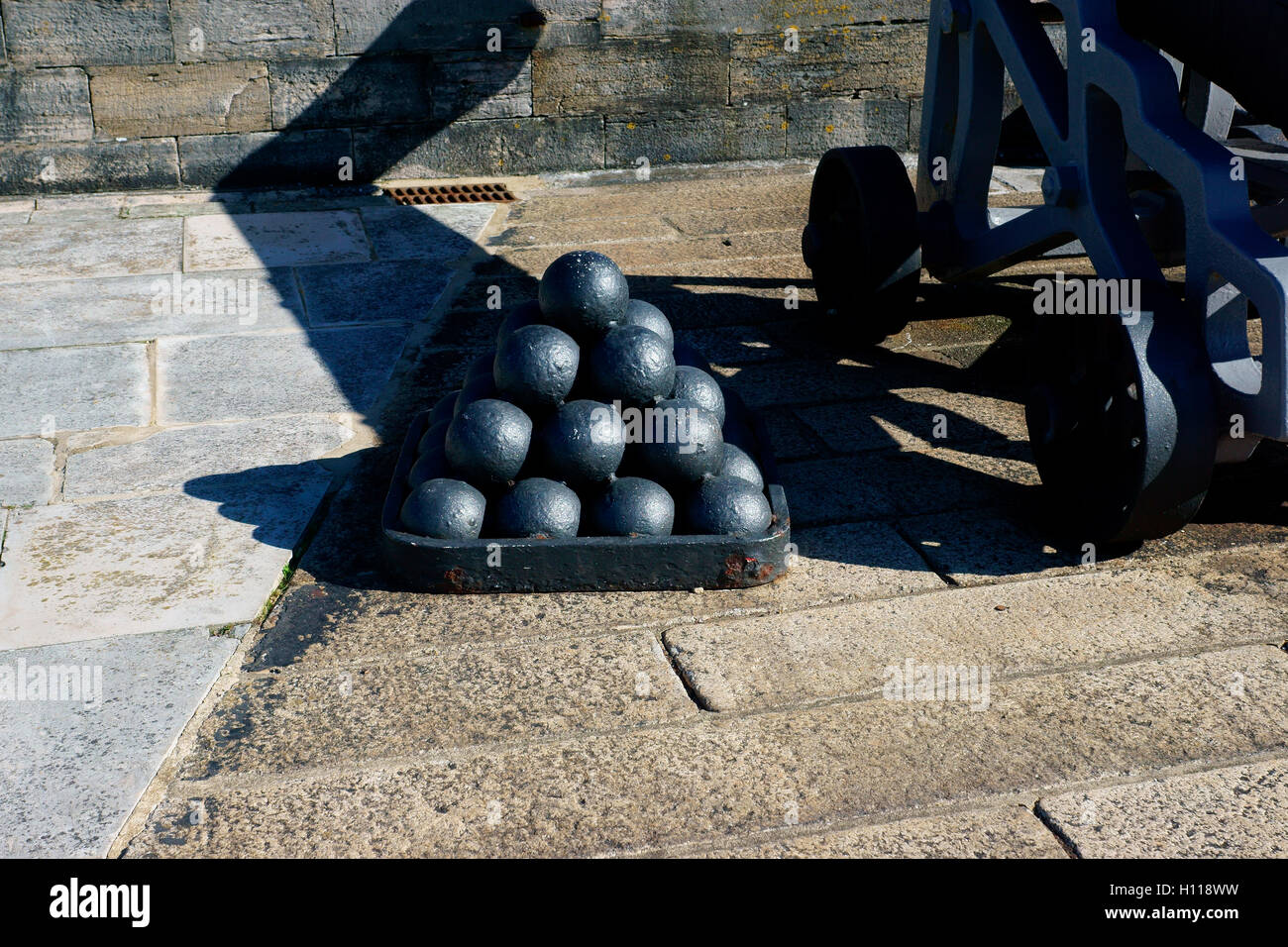 Cannon Balls Were Cast For High Resolution Stock Photography and Images ...