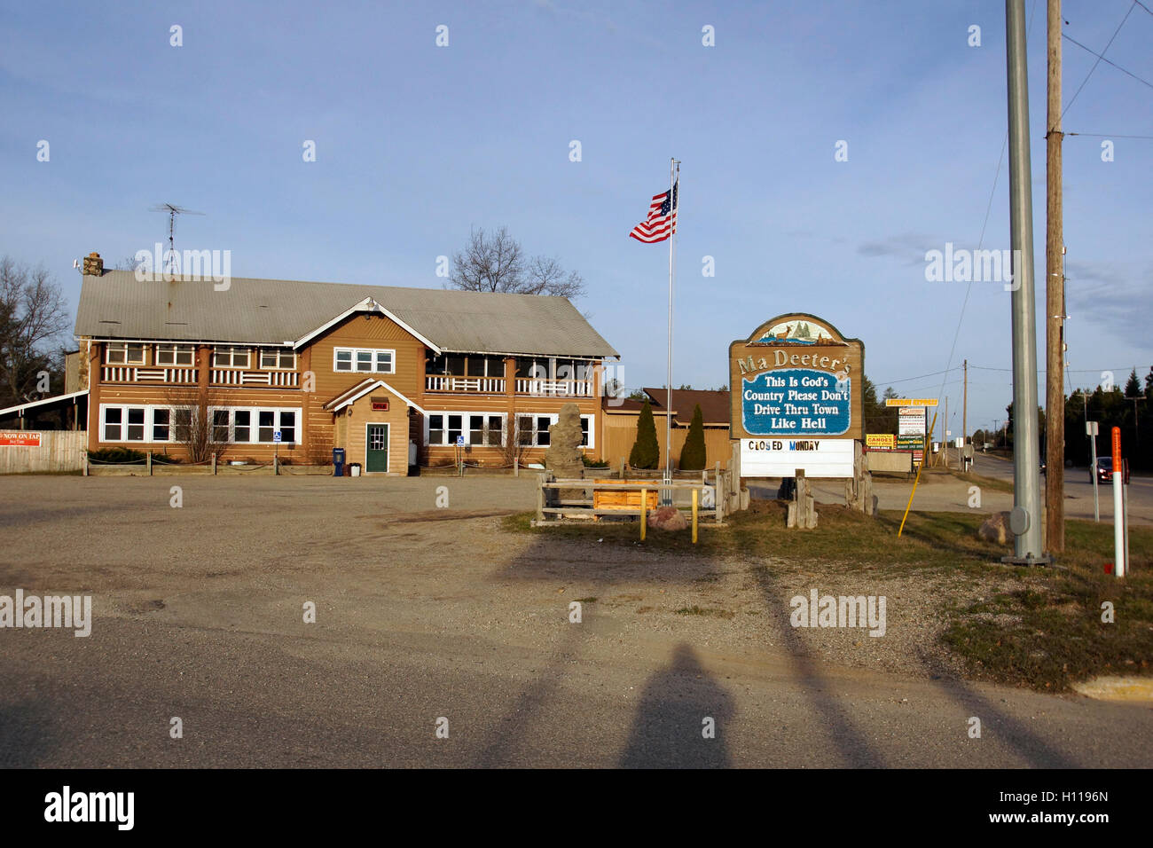 Ma Deeter's Bar and Restaurant Stock Photo - Alamy