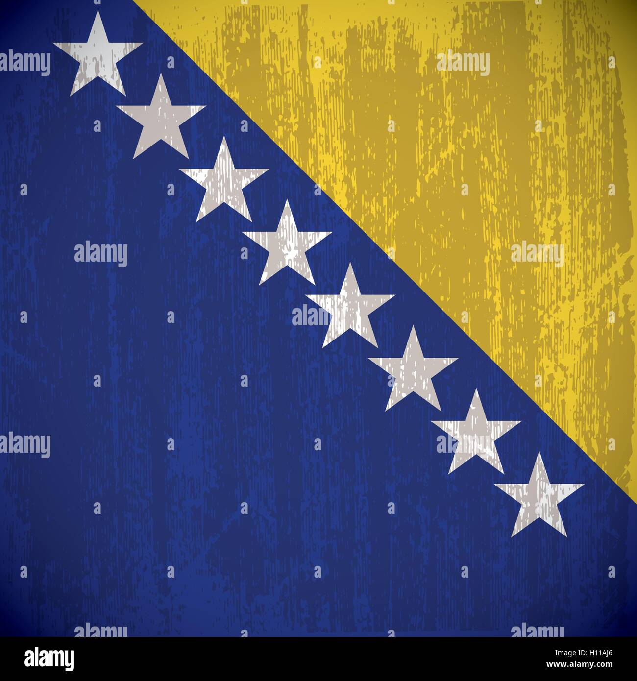 Flag map of bosnia and herzegovina Stock Vector Images - Alamy