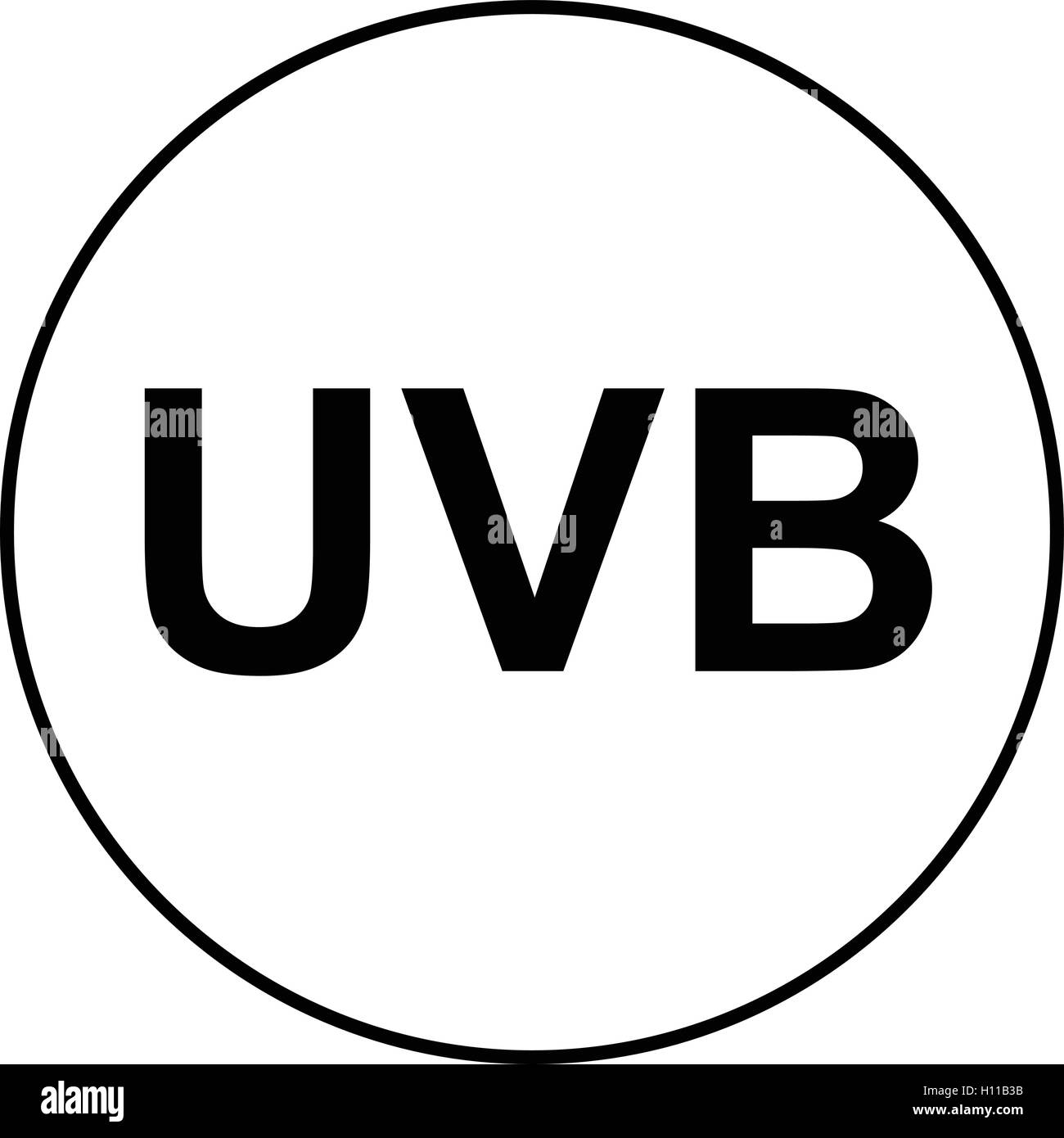 Ultraviolet b radiation Stock Vector Images - Alamy