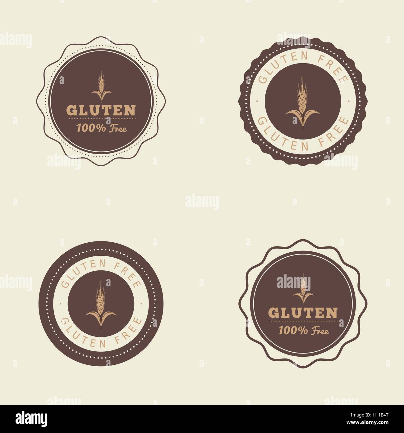 Gluten free label Stock Vector Image & Art - Alamy