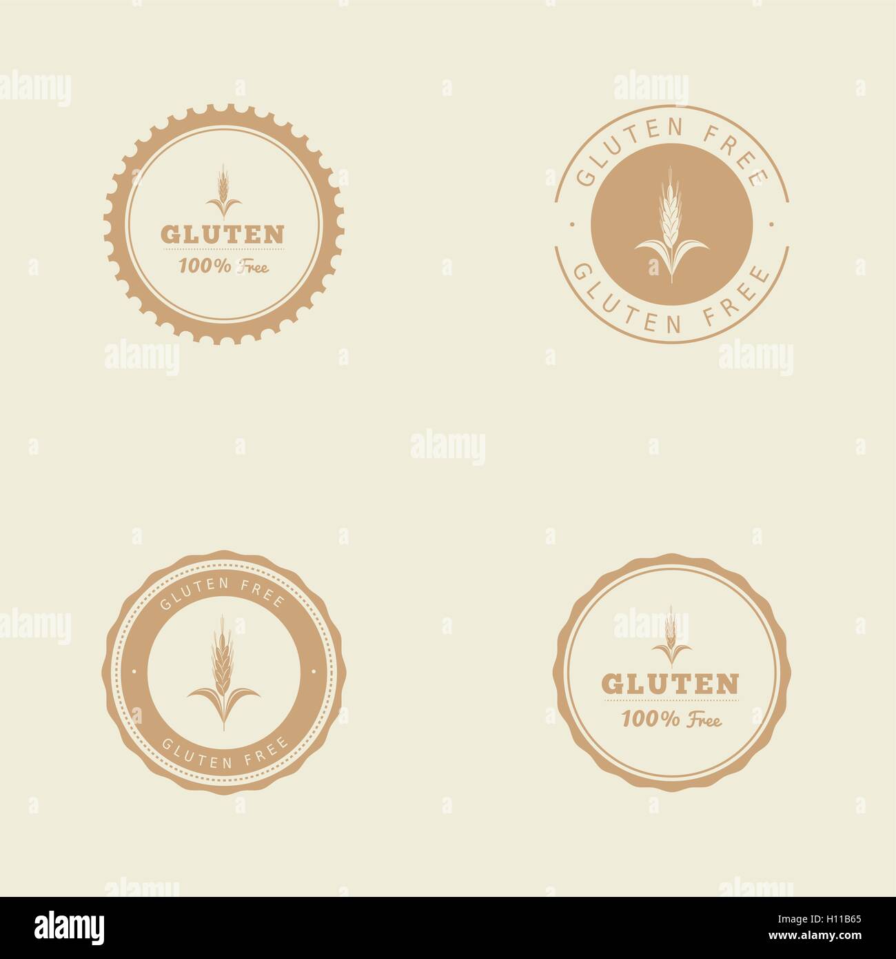 Gluten free label Stock Vector Image & Art - Alamy