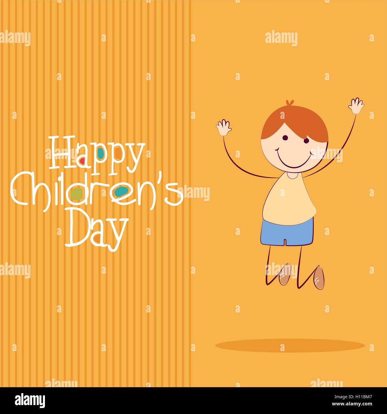 Happy children's day Stock Vector Image & Art - Alamy