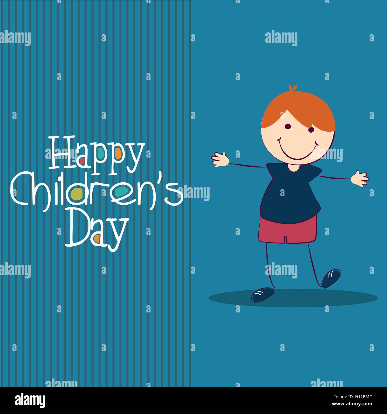 Happy children's day Stock Vector Image & Art - Alamy