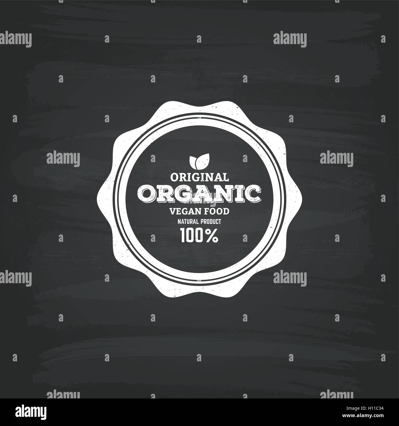 Organic food label Stock Vector Image & Art - Alamy
