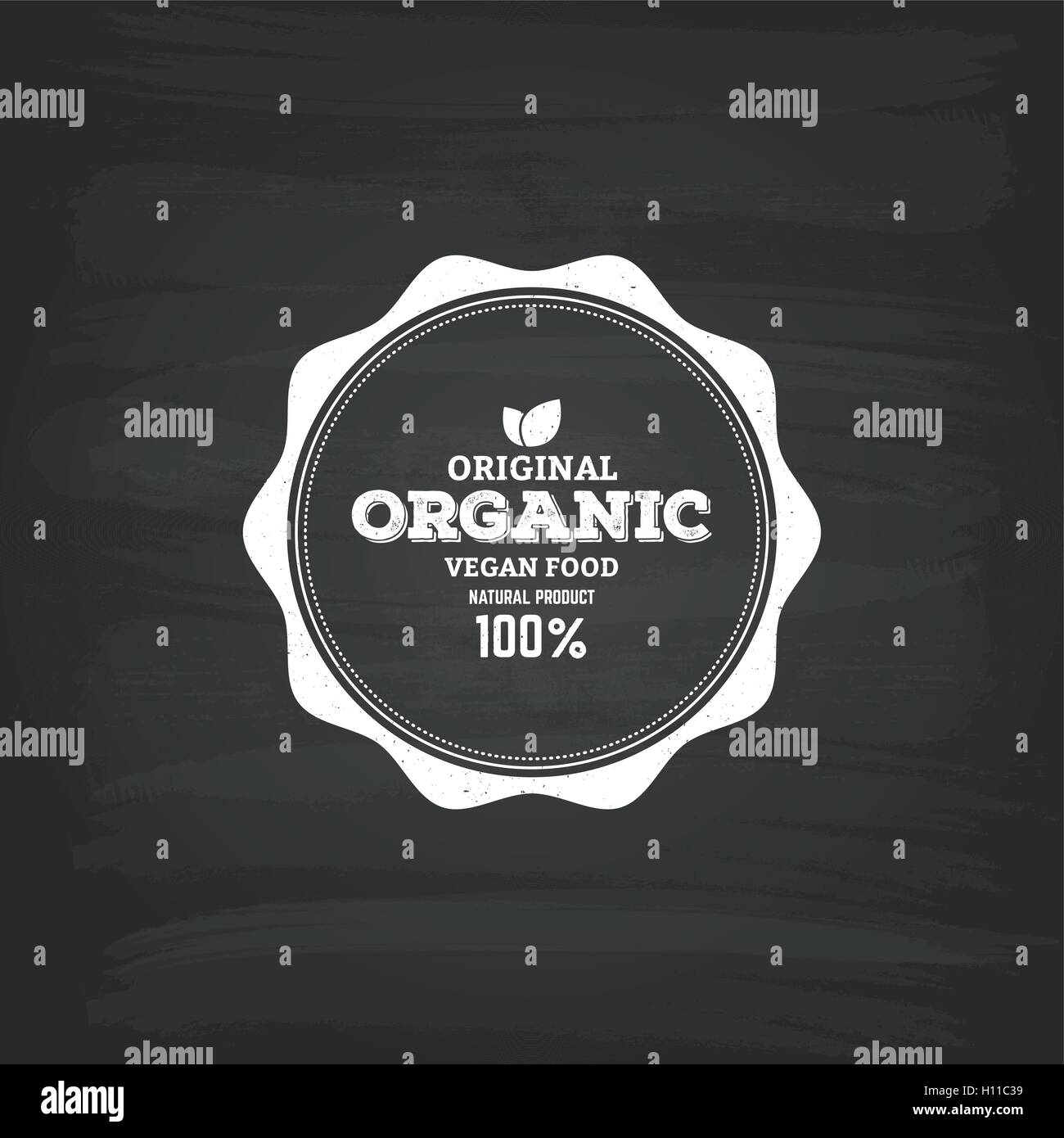 Organic food label Stock Vector Image & Art - Alamy