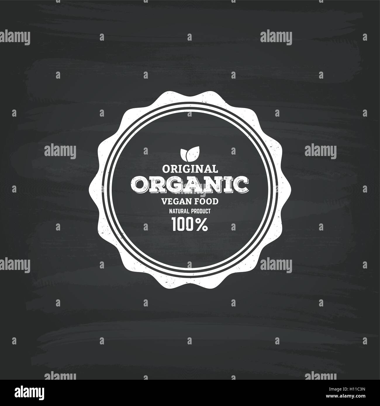 Organic food label Stock Vector Image & Art - Alamy