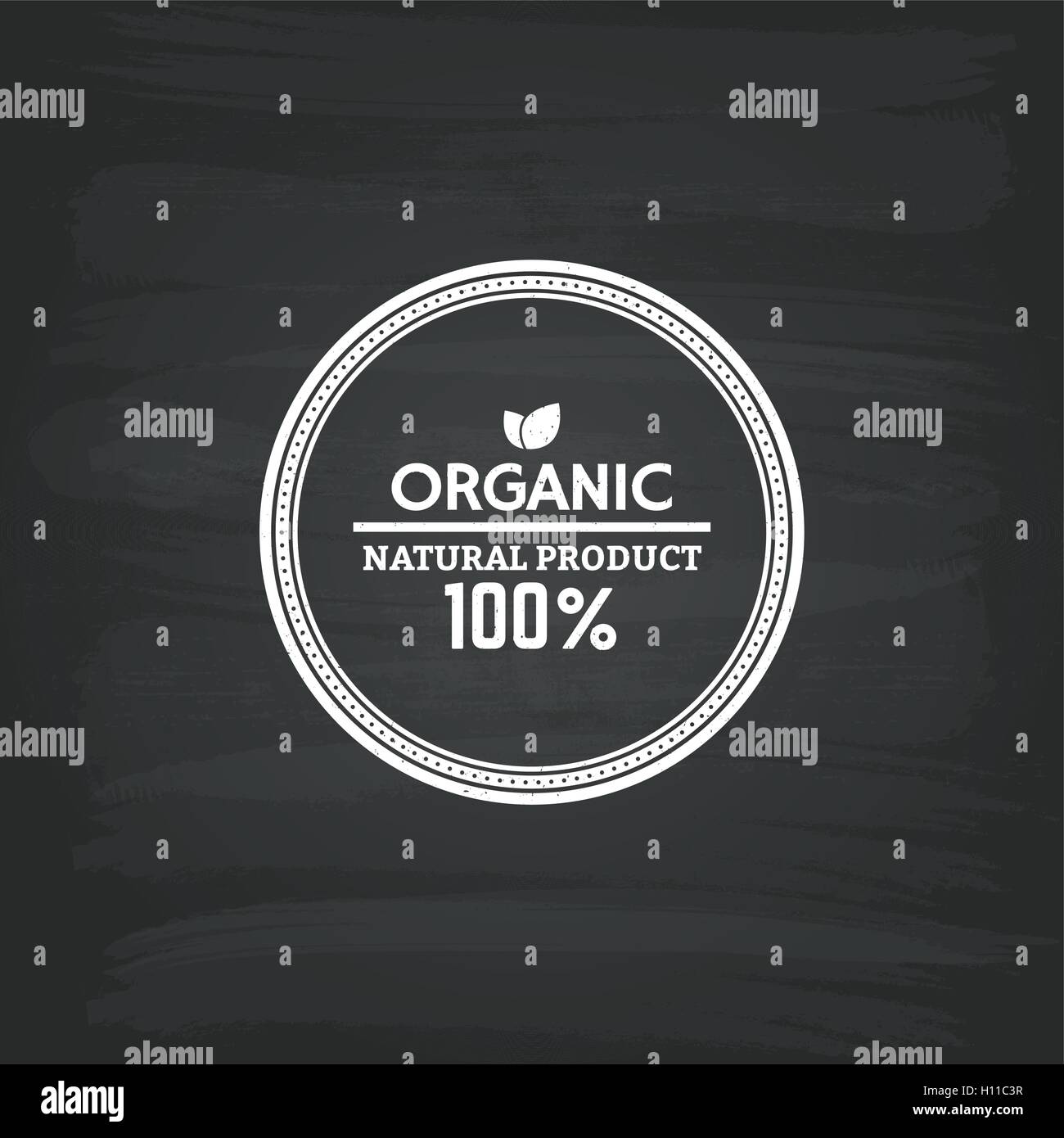 Organic food label Stock Vector Image & Art - Alamy