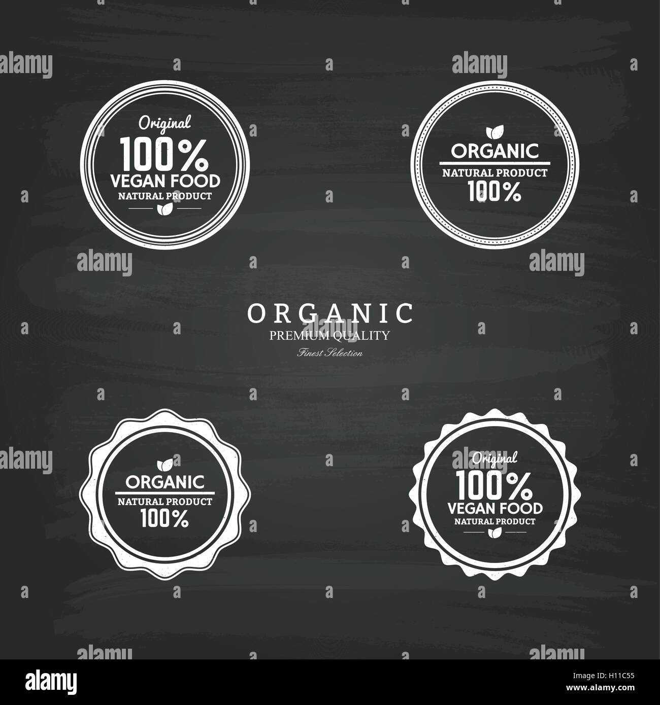 Organic food label Stock Vector Image & Art - Alamy