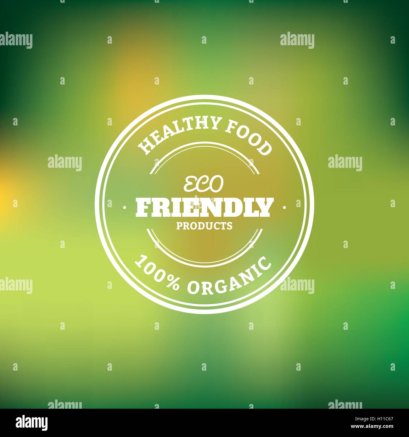 Organic food label Stock Vector Image & Art - Alamy