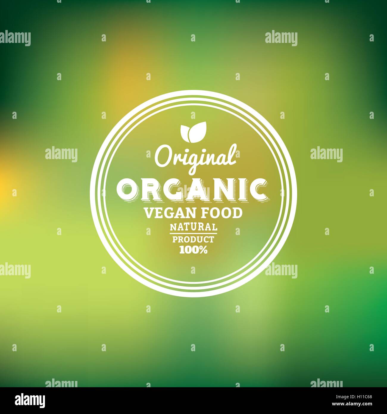 Organic food label Stock Vector Image & Art - Alamy