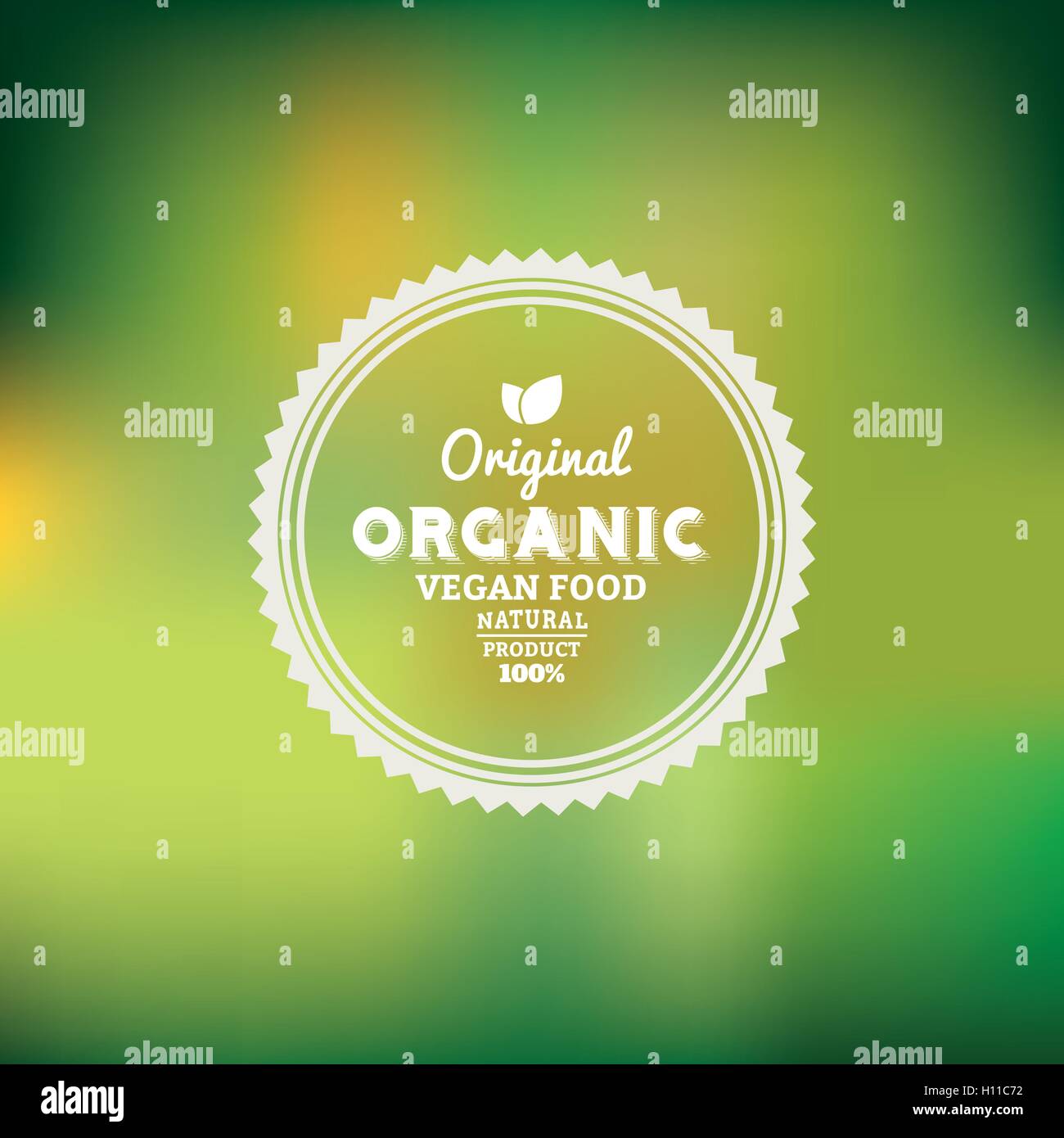 Organic food label Stock Vector Image & Art - Alamy