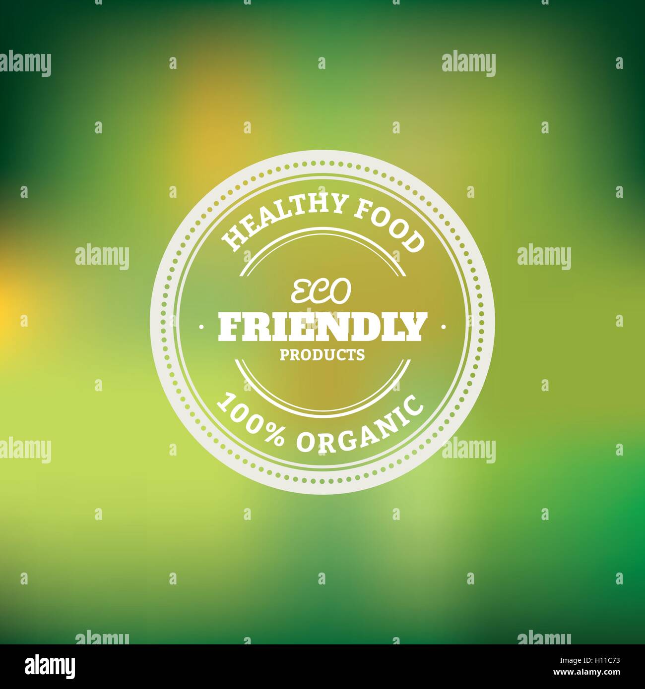 Organic food label Stock Vector Image & Art - Alamy