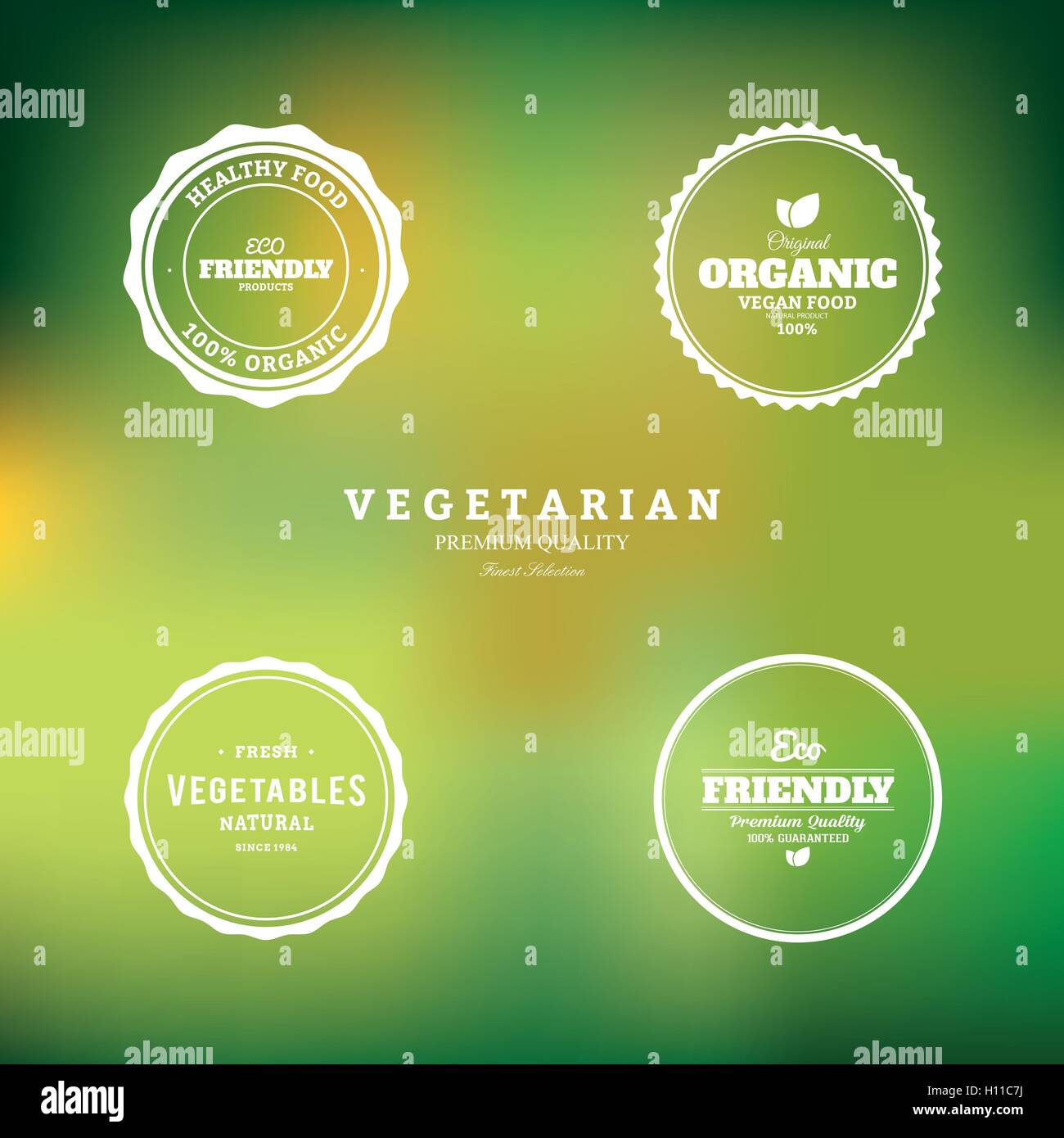 Organic food label Stock Vector Image & Art - Alamy