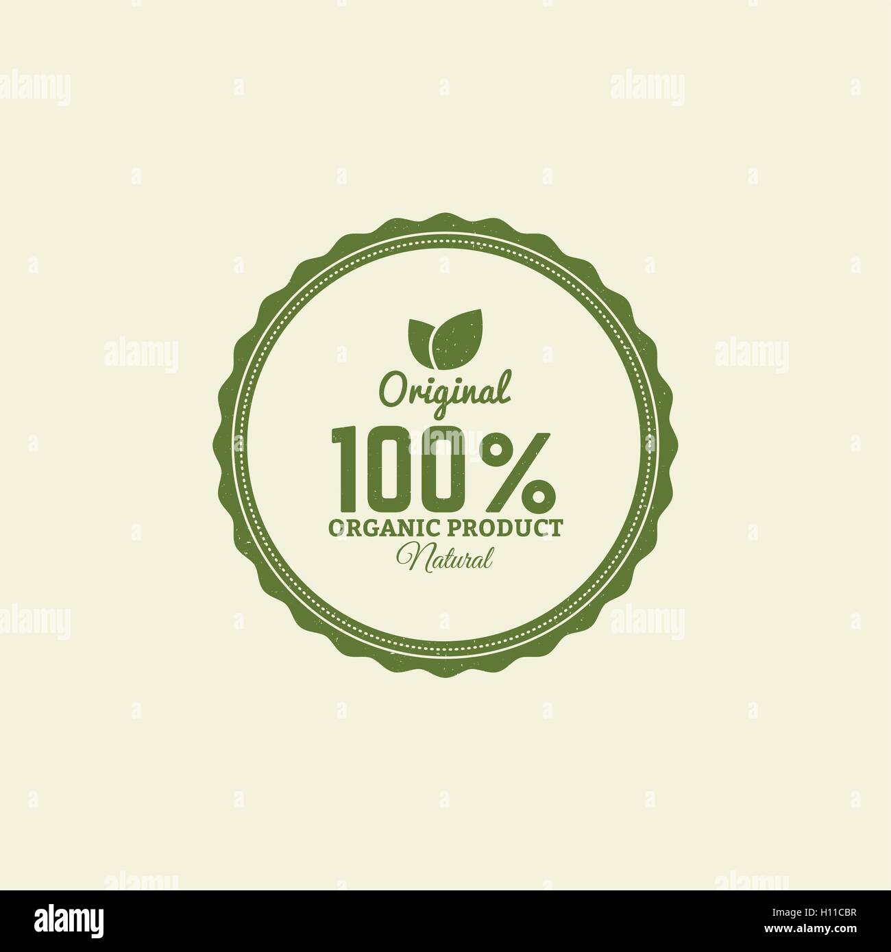 Organic food label Stock Vector Image & Art - Alamy
