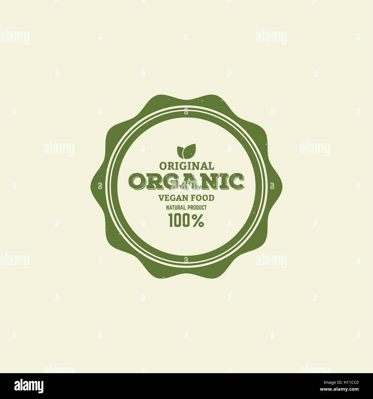 Organic food label Stock Vector Image & Art - Alamy