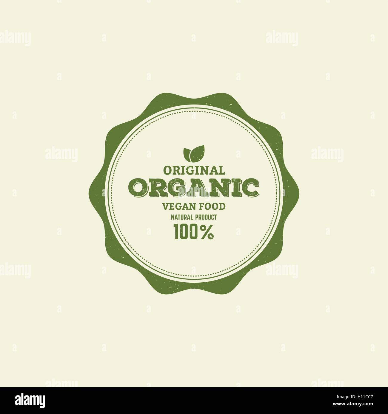 Organic food label Stock Vector Image & Art - Alamy