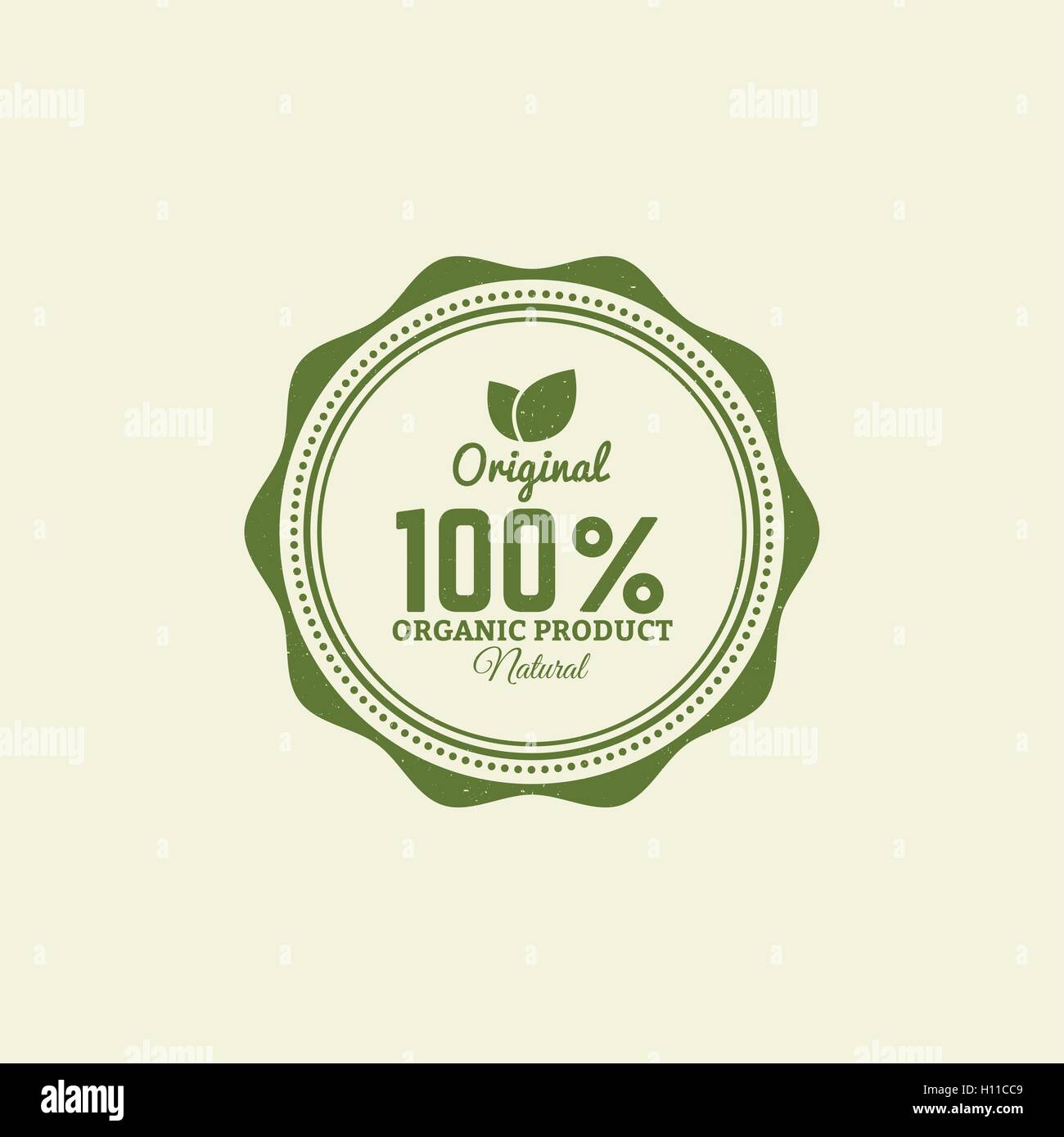 Organic food label Stock Vector Image & Art - Alamy