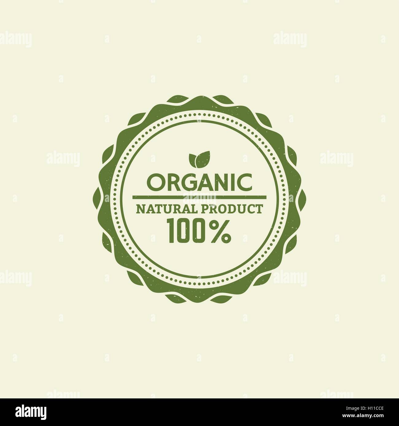 Organic food label Stock Vector Image & Art - Alamy