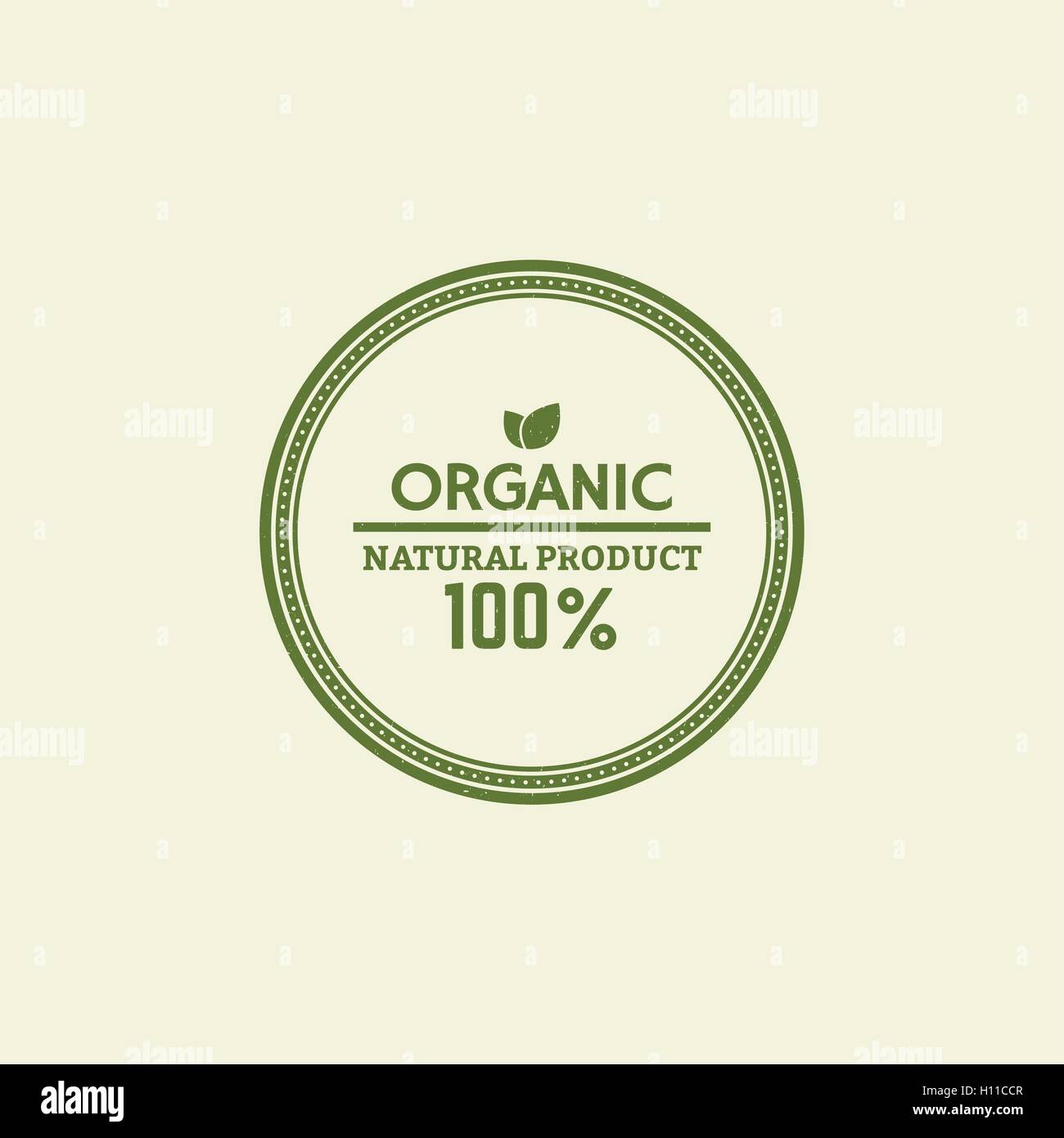 Organic food label Stock Vector Image & Art - Alamy