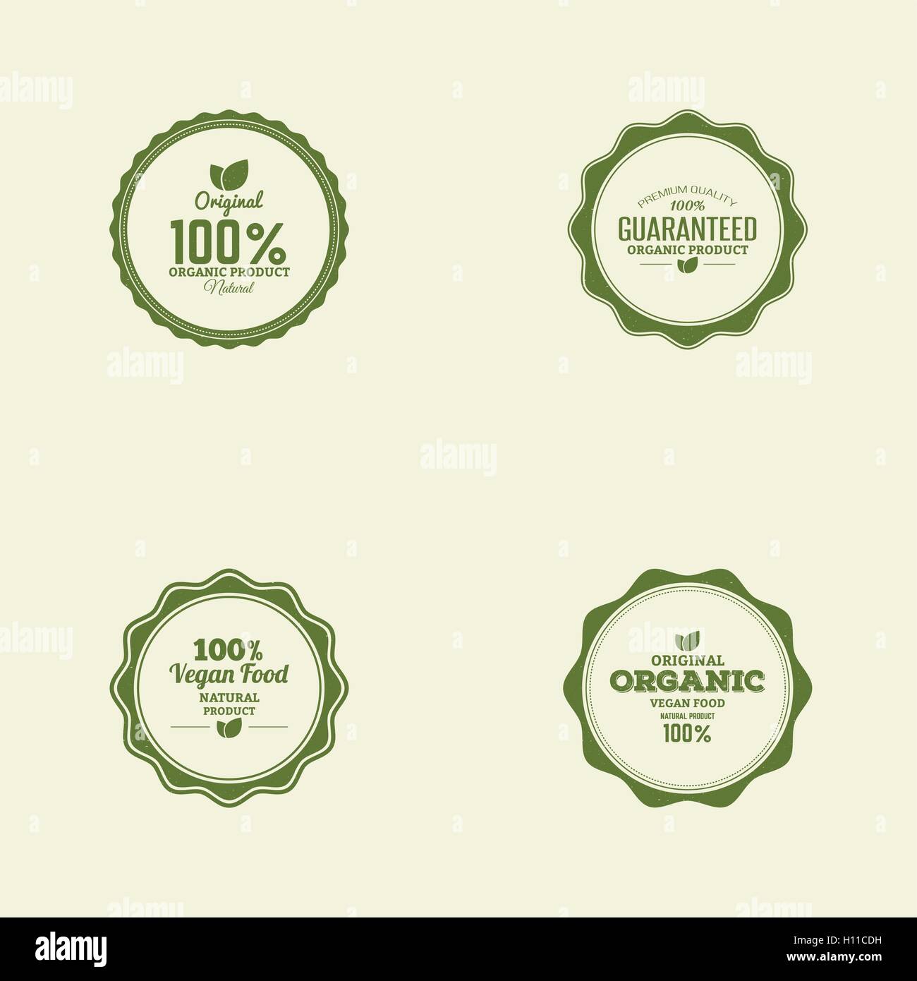 Organic food label Stock Vector Image & Art - Alamy