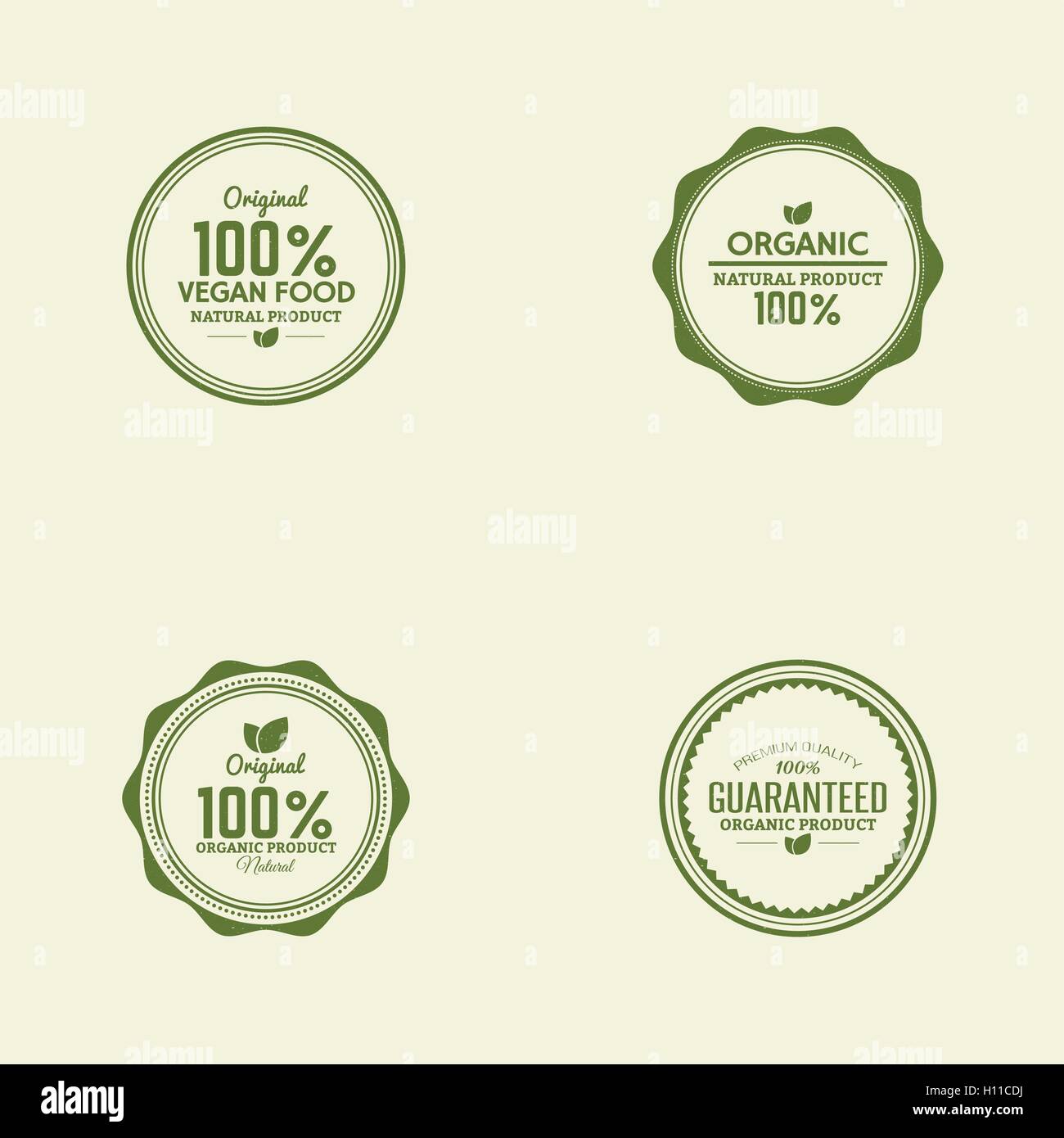 Organic food label Stock Vector Image & Art - Alamy