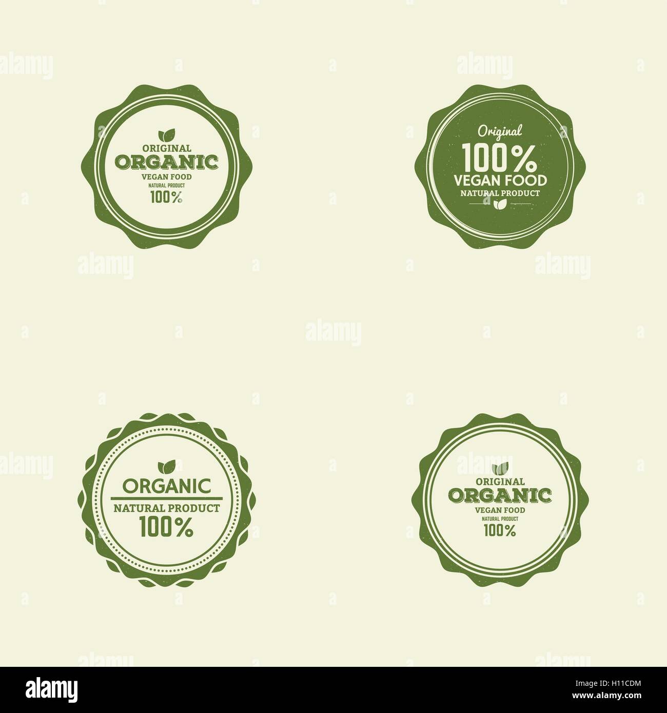 Organic food label Stock Vector Image & Art - Alamy