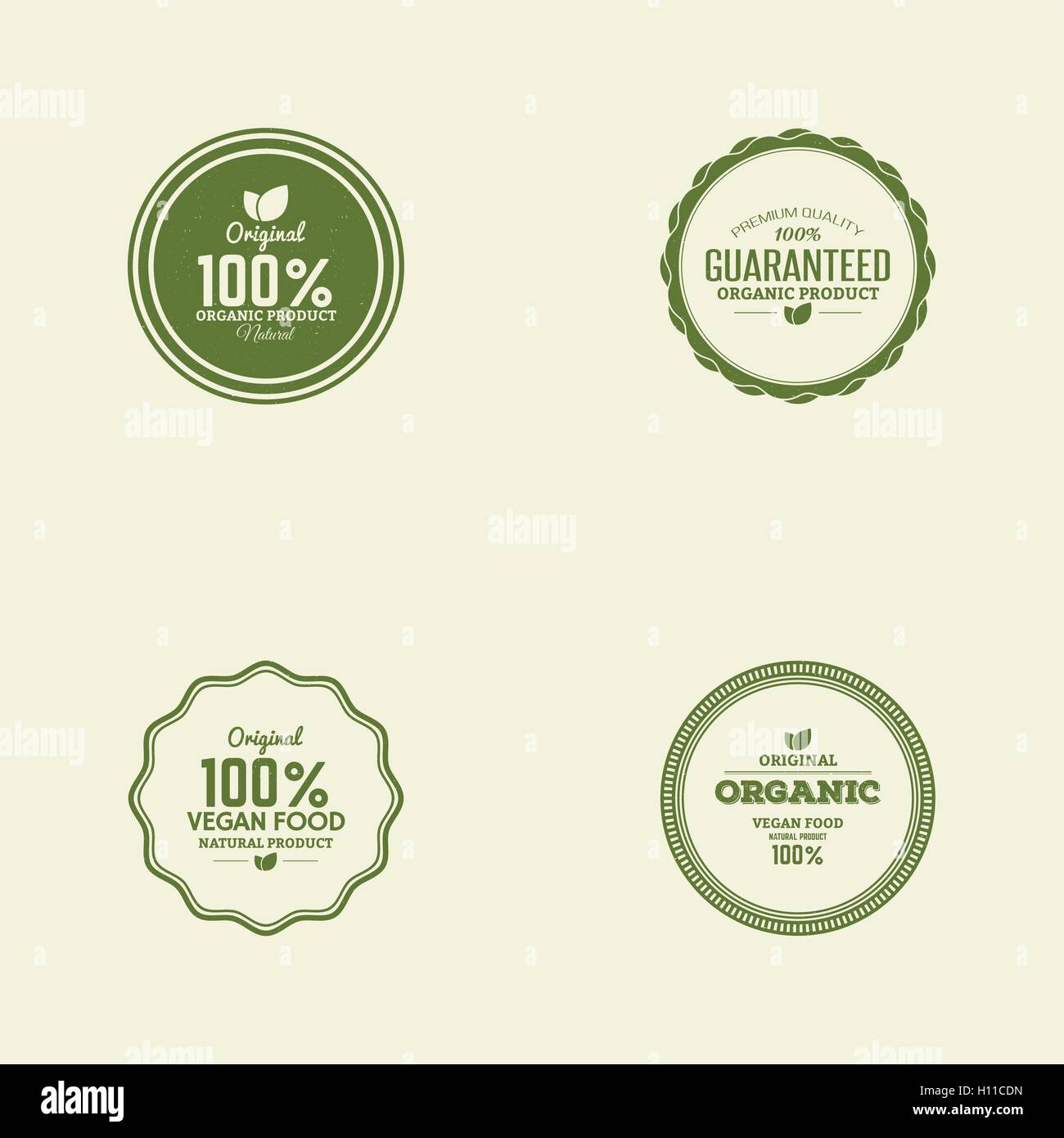 Organic food label Stock Vector Image & Art - Alamy