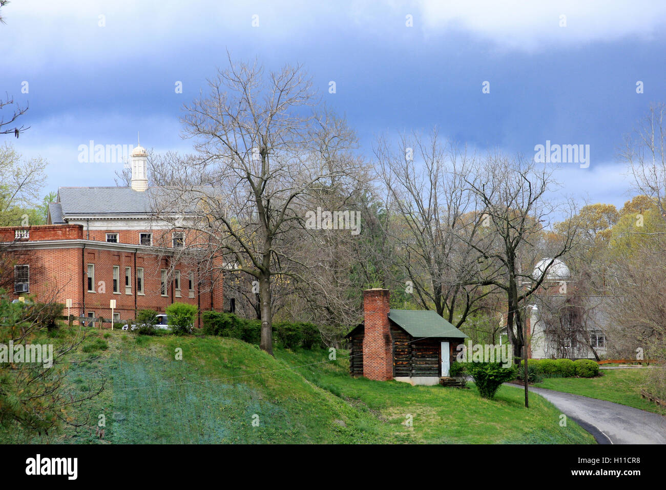 Section of Randolph College campus in Lynchburg, Virginia, USA Stock ...