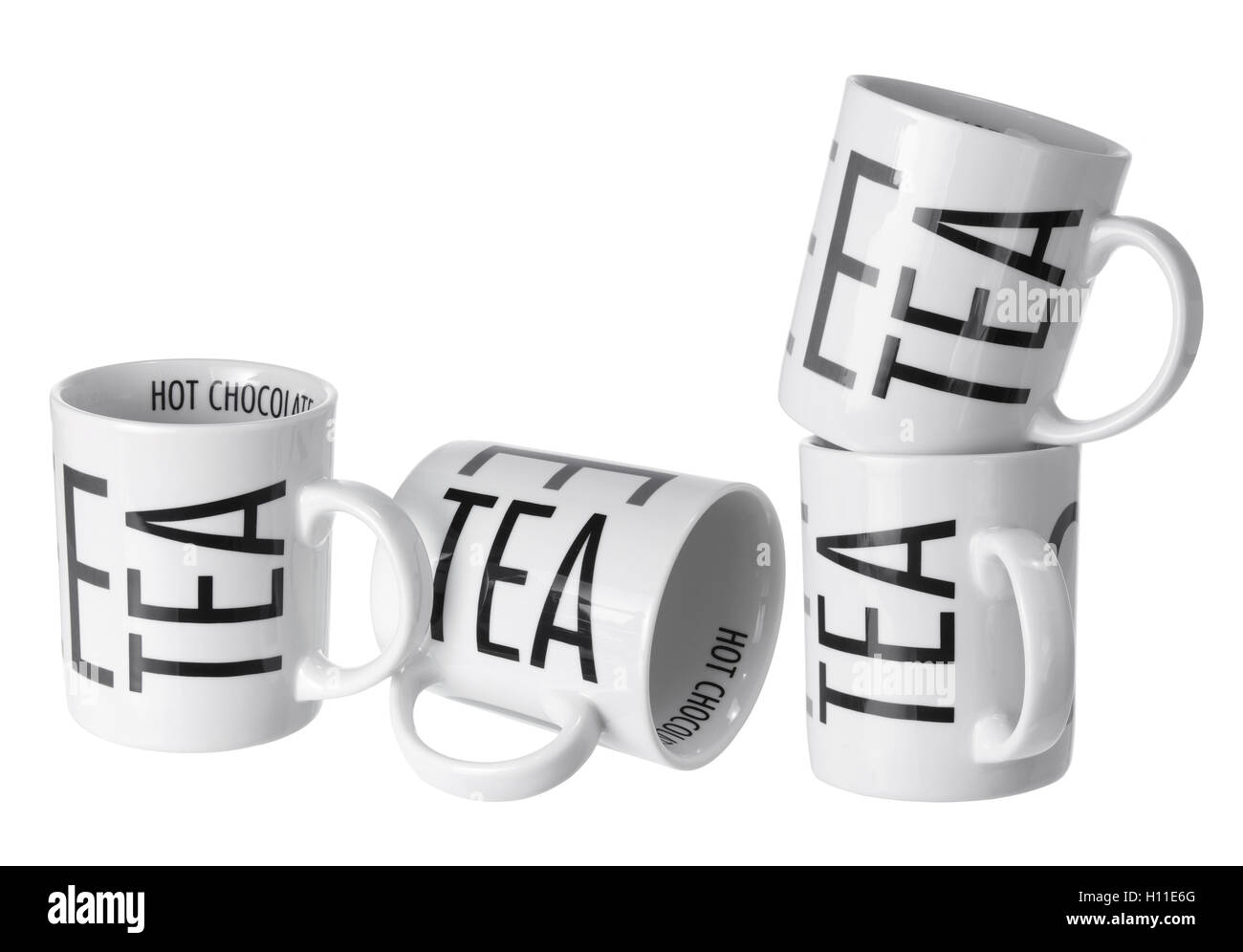 Coffee and Tea Mugs Stock Photo - Alamy