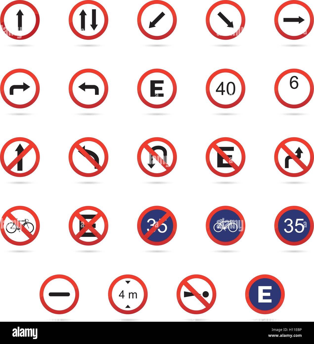 Alphabet signals Stock Vector Images - Alamy