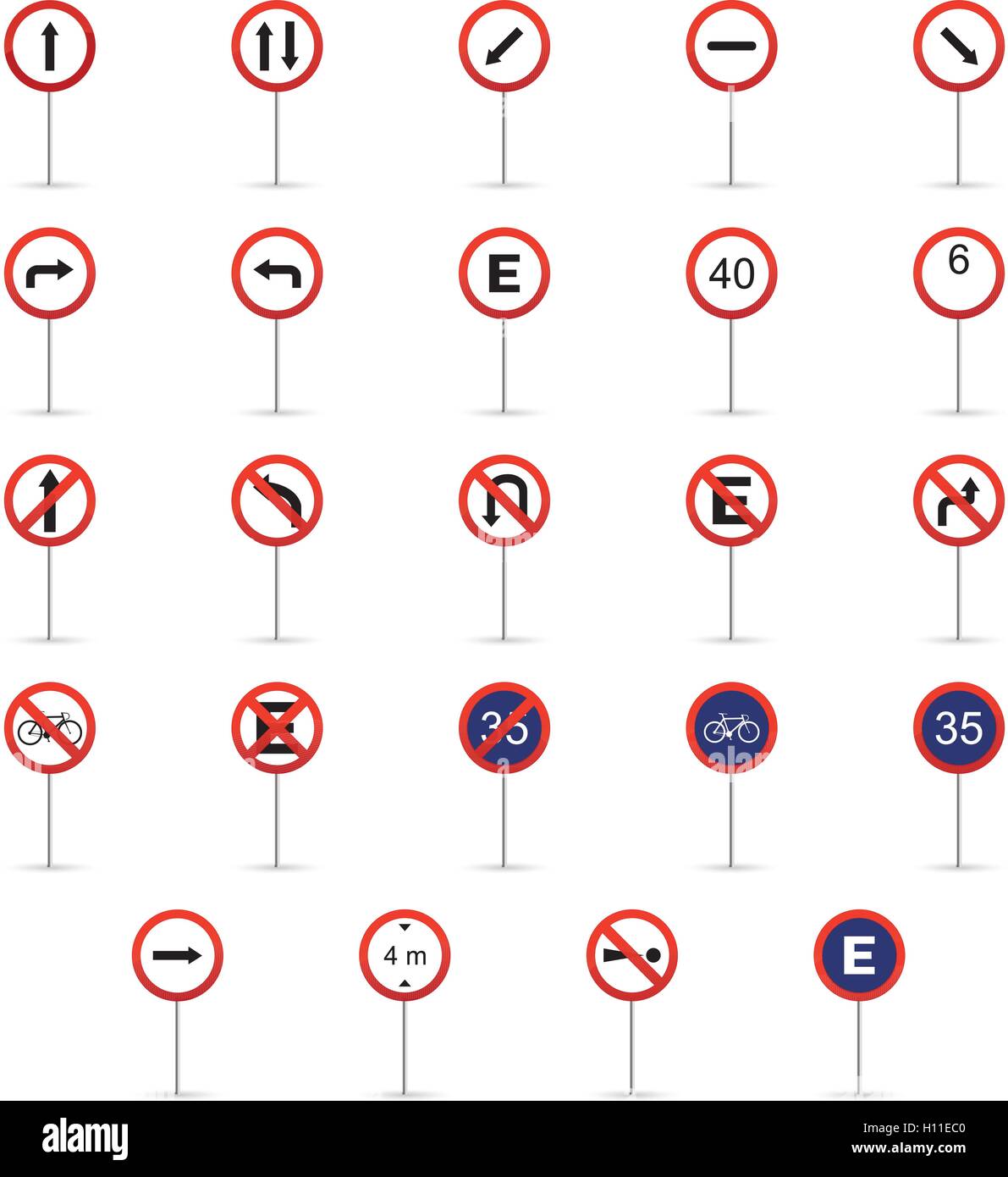 Alphabet signals Stock Vector Images - Alamy