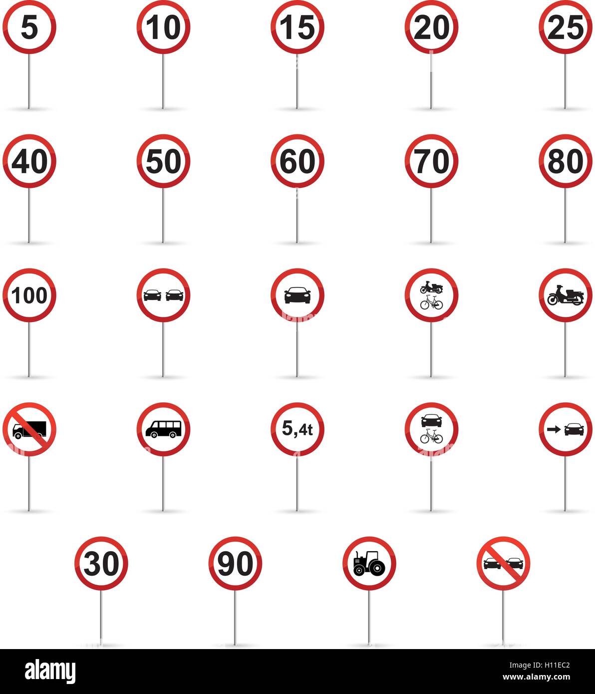 Alphabet Signals Stock Vector Images - Alamy