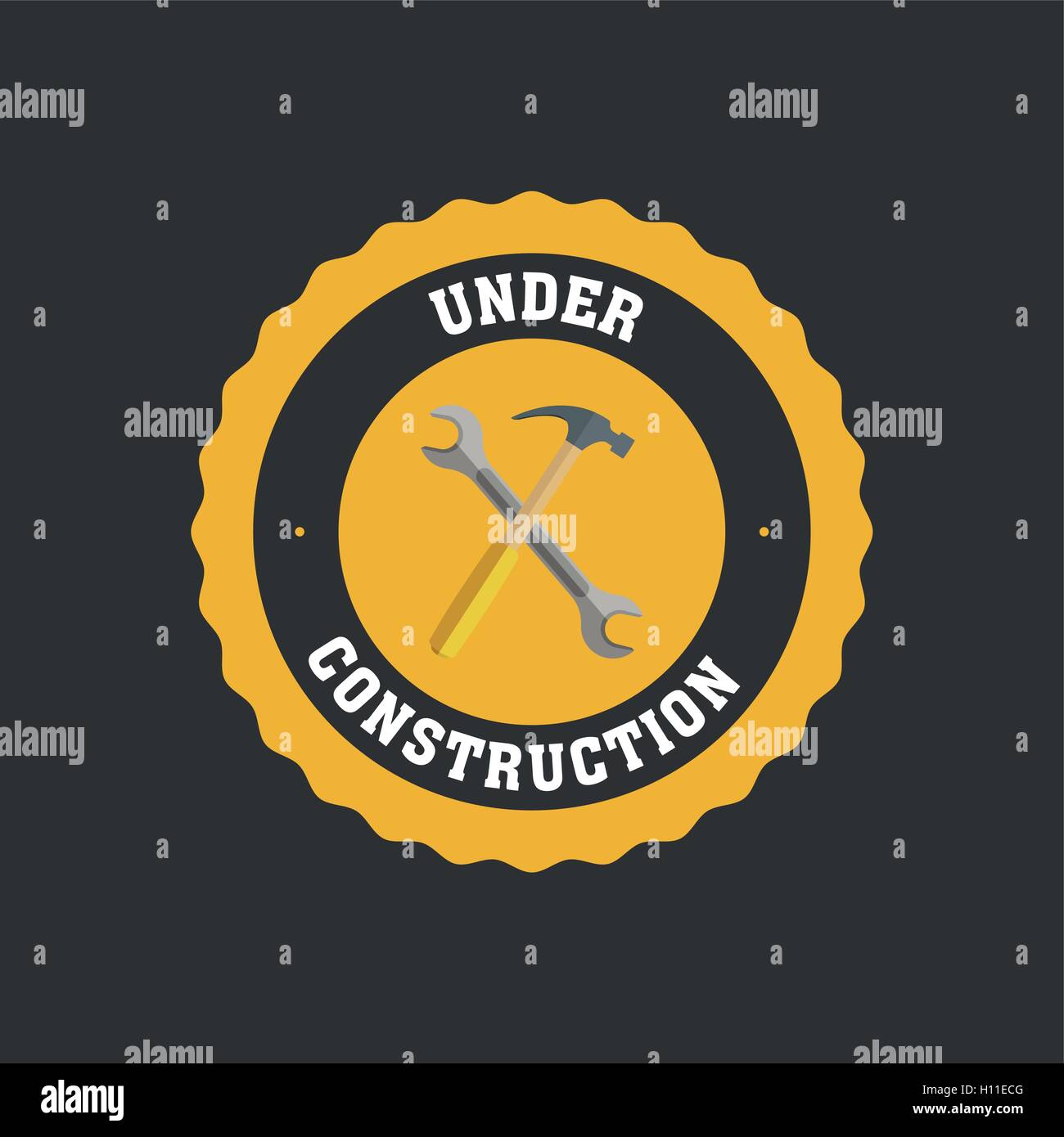 Under construction icon Stock Vector Image & Art - Alamy
