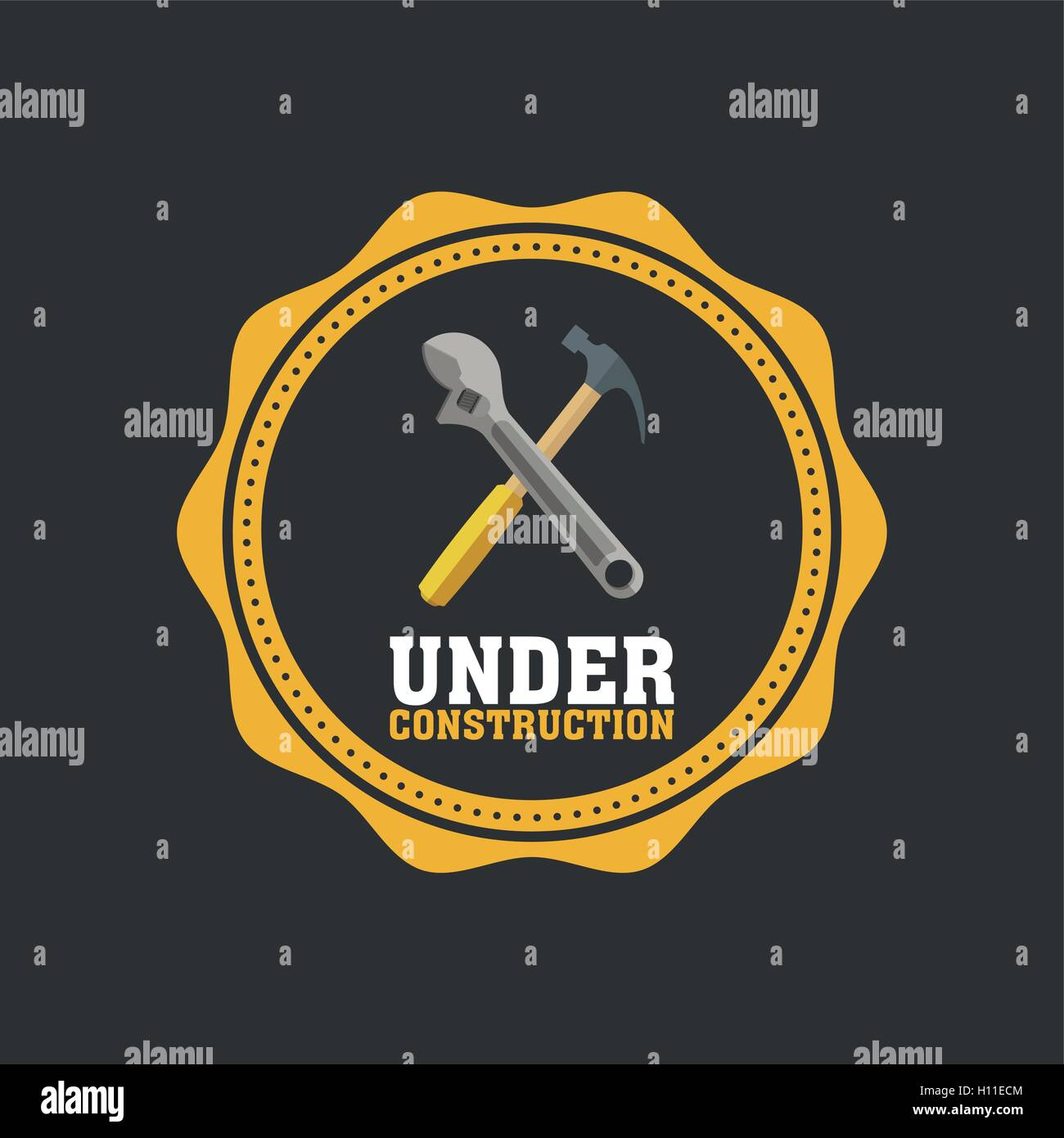 Under construction icon Stock Vector Image & Art - Alamy