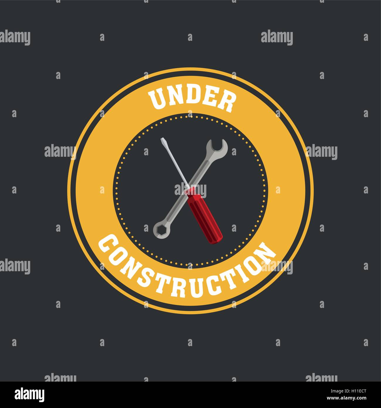 Under construction icon Stock Vector Image & Art - Alamy