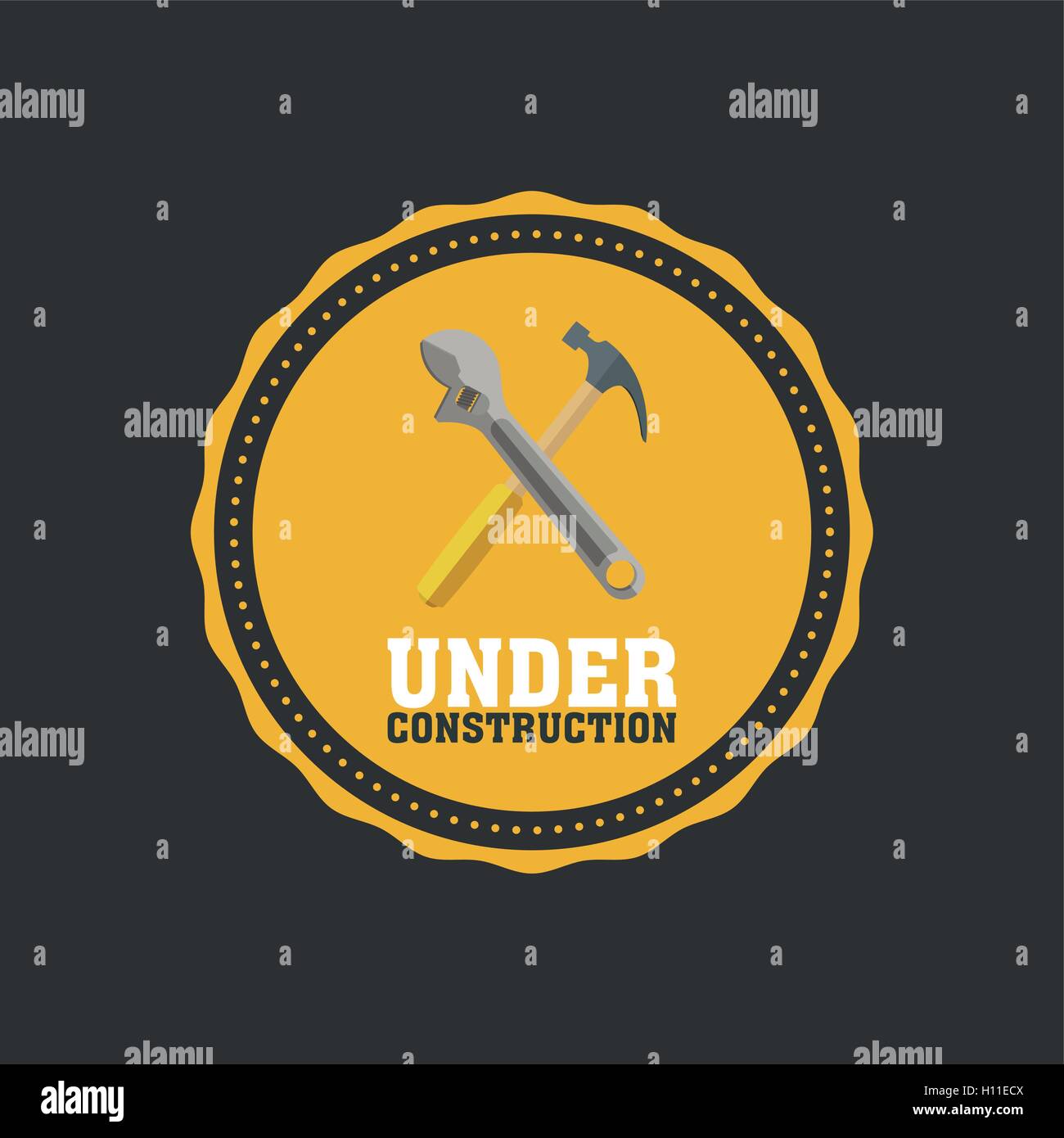 Under construction icon Stock Vector Image & Art - Alamy