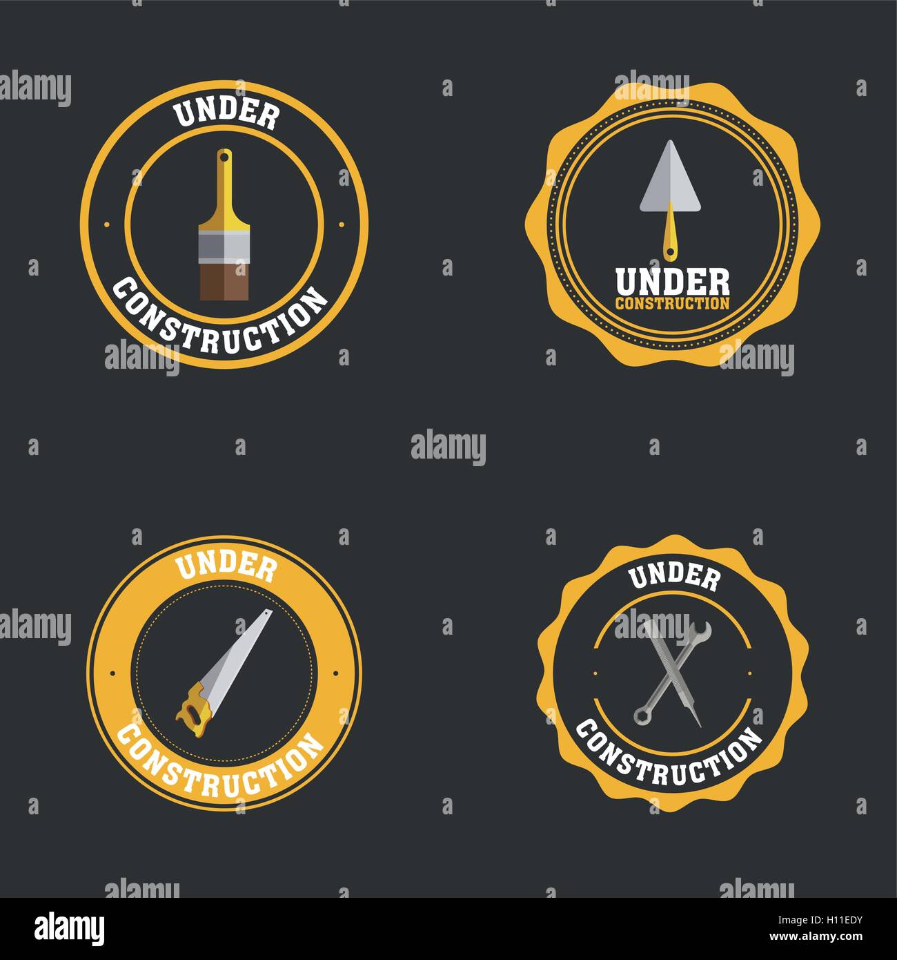 Under construction icon Stock Vector Image & Art - Alamy